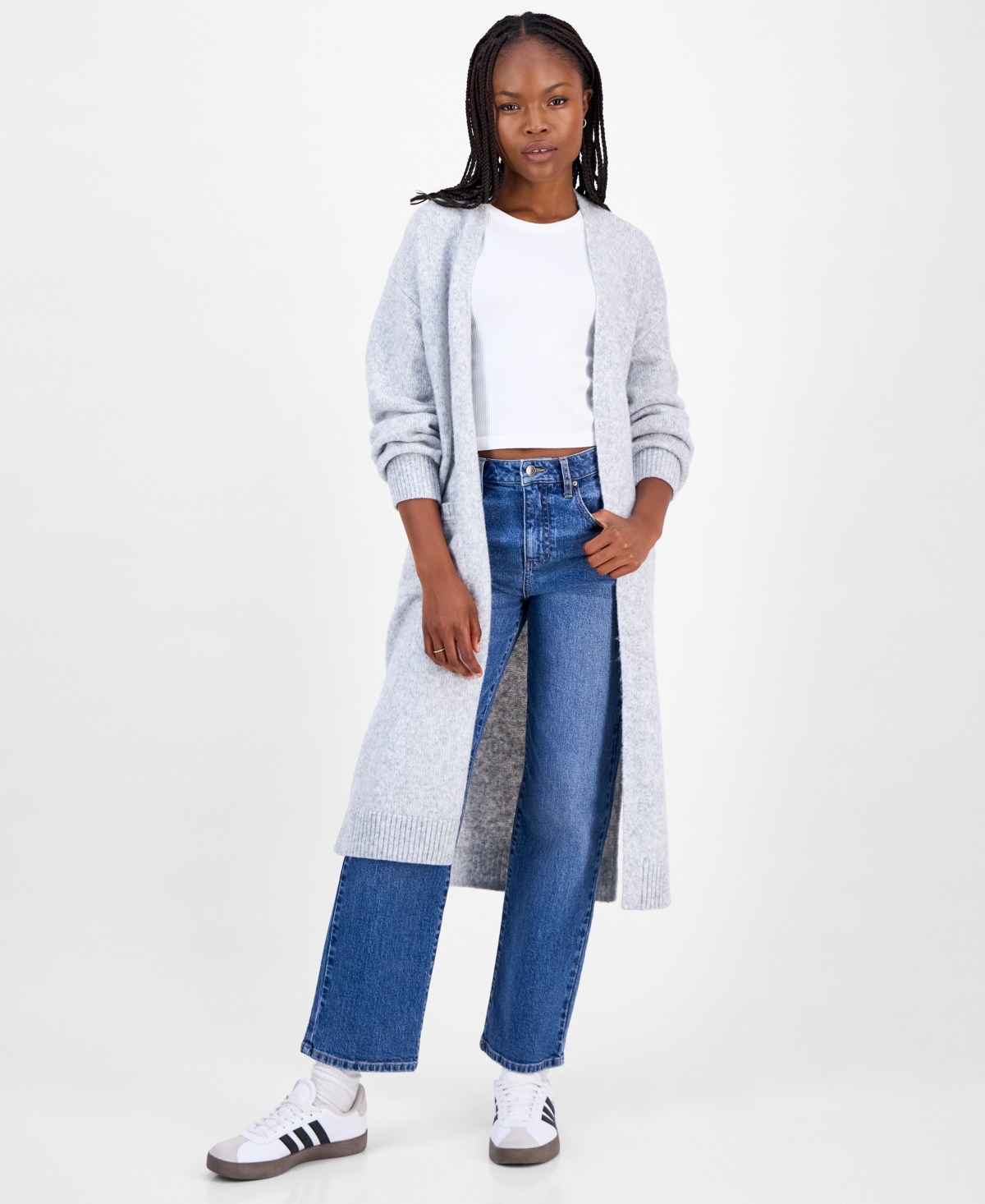 Click here for Madden Girl Juniors Open-Front Patch-Pocket Duster... prices