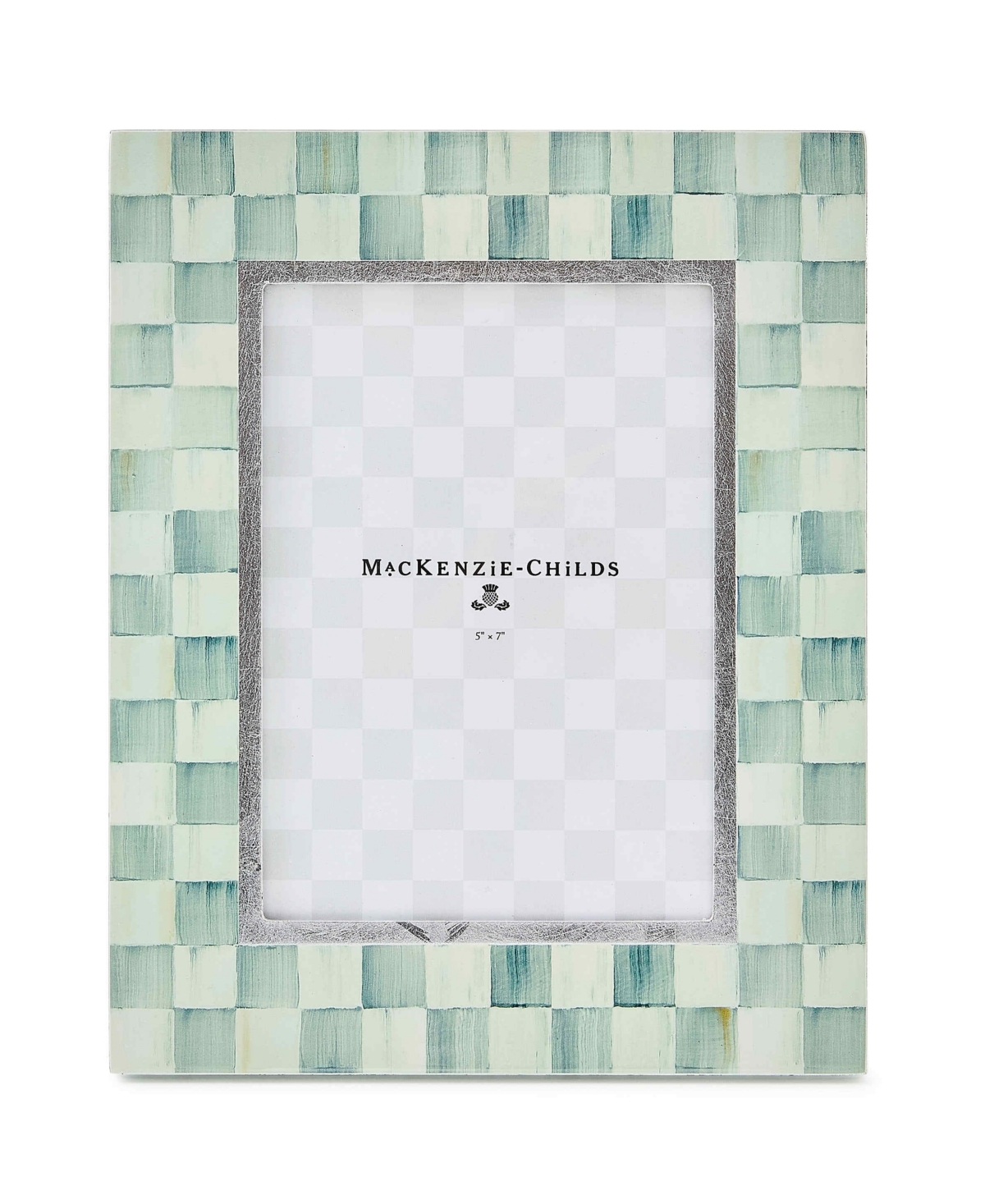 Click here for MacKenzie-Childs Sterling Check Lacquer Frame  5 x... prices