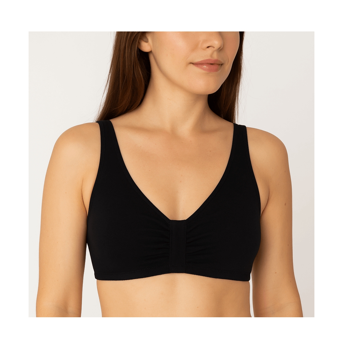 Click here for Meadow Womens Ease Cotton Front Closure Bra for Ma... prices