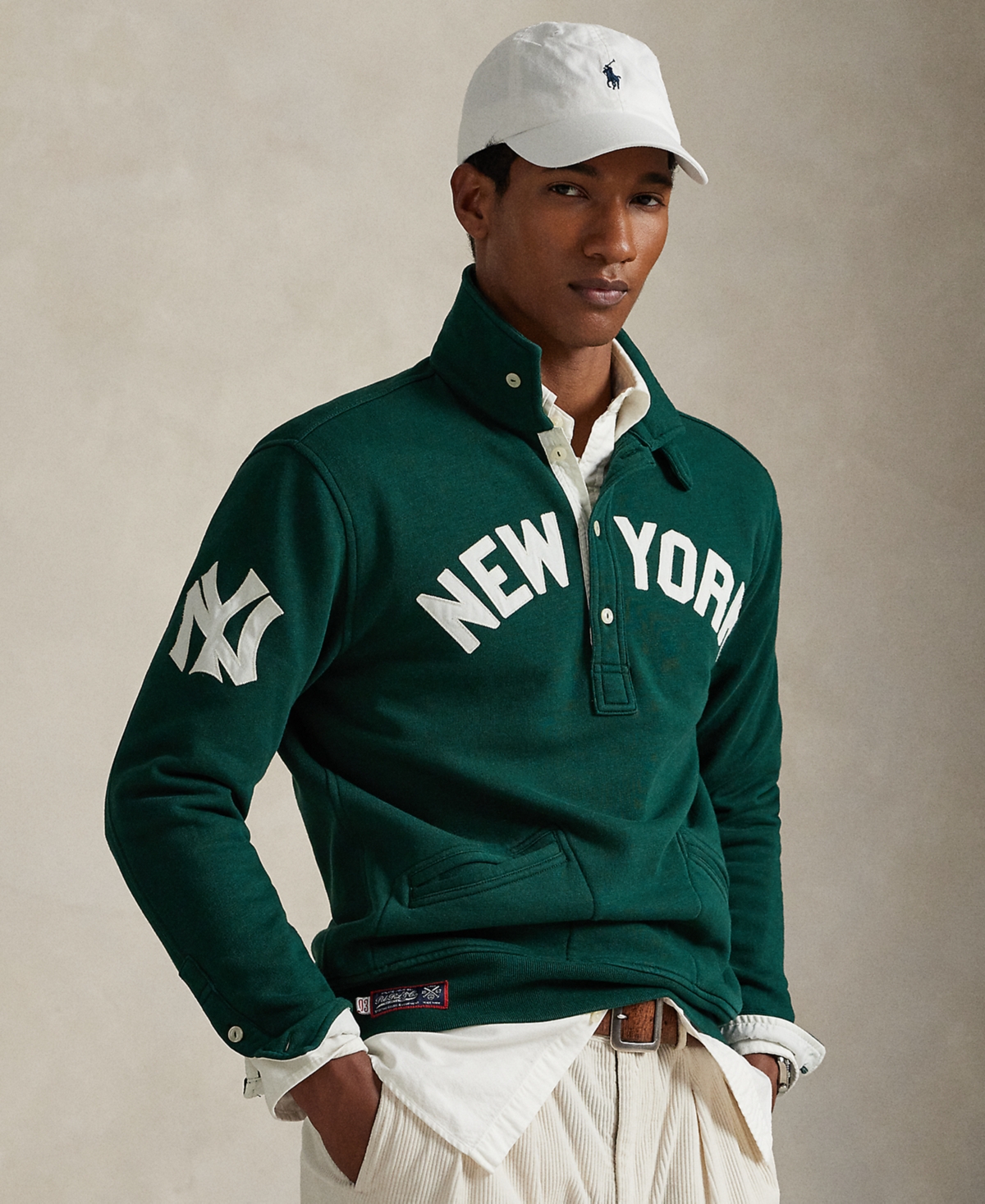 Polo Ralph Lauren Mens Long Sleeve Sweatshirt - Moss Agate