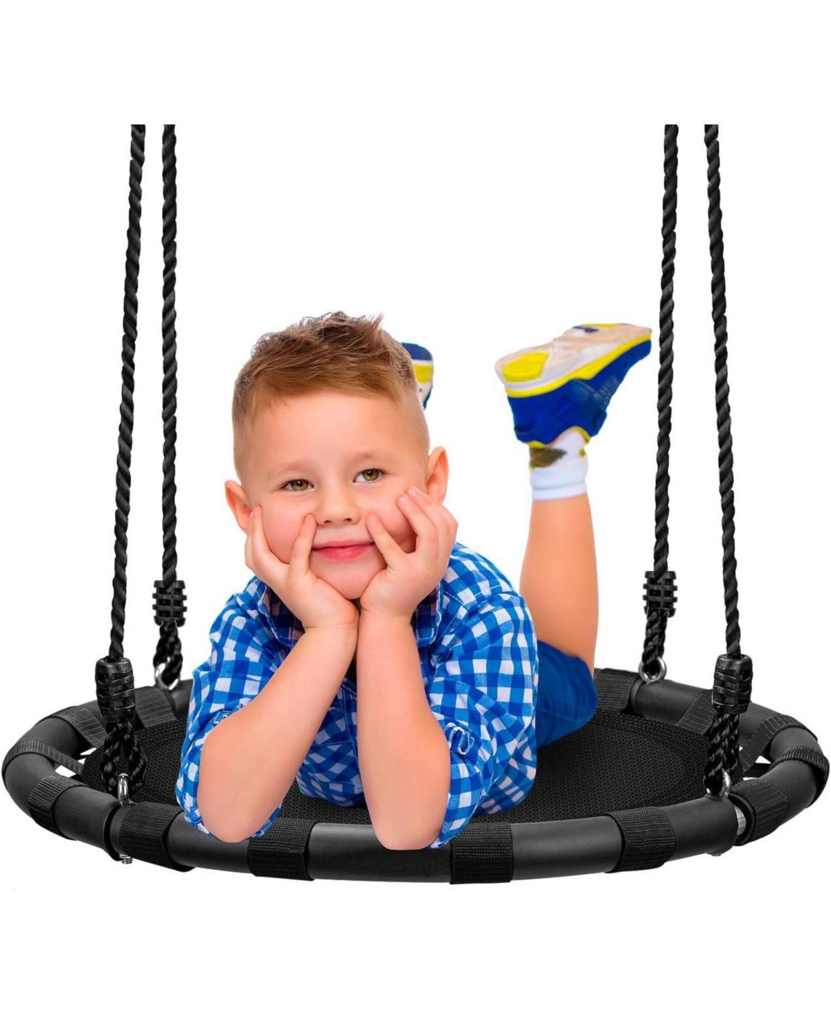 Click here for Sorbus Fabric Spinner Swing 24 inch diameter black... prices
