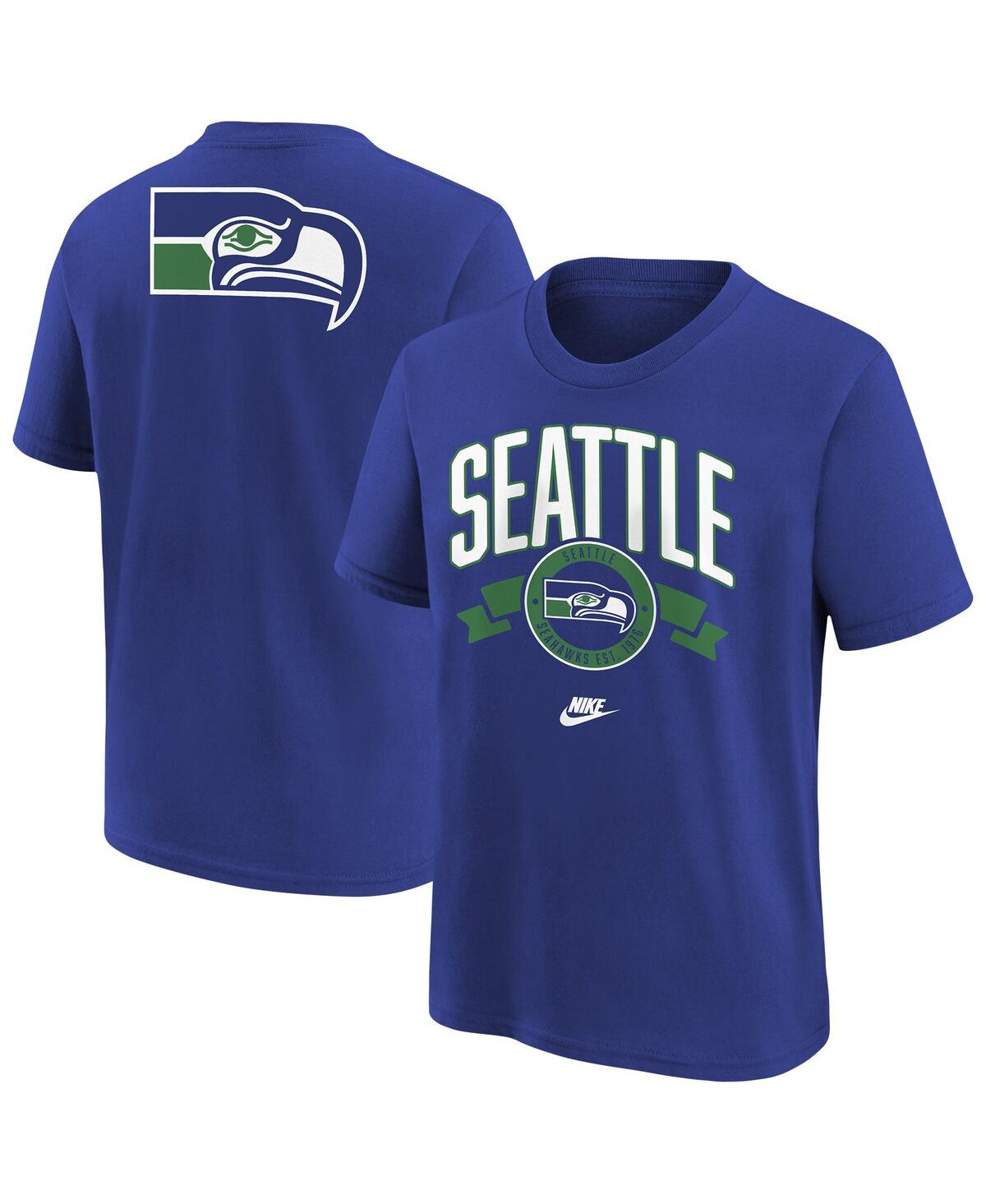 Click here for Nike Big Boys and Girls Royal Seattle Seahawks Rew... prices