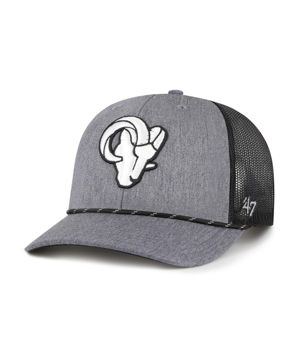 Click here for 47 Brand Mens Heather Charcoal Los Angeles Rams Ca... prices