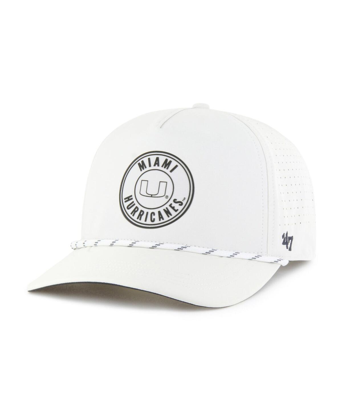Click here for 47 Brand Mens White Miami Hurricanes Forward Colle... prices