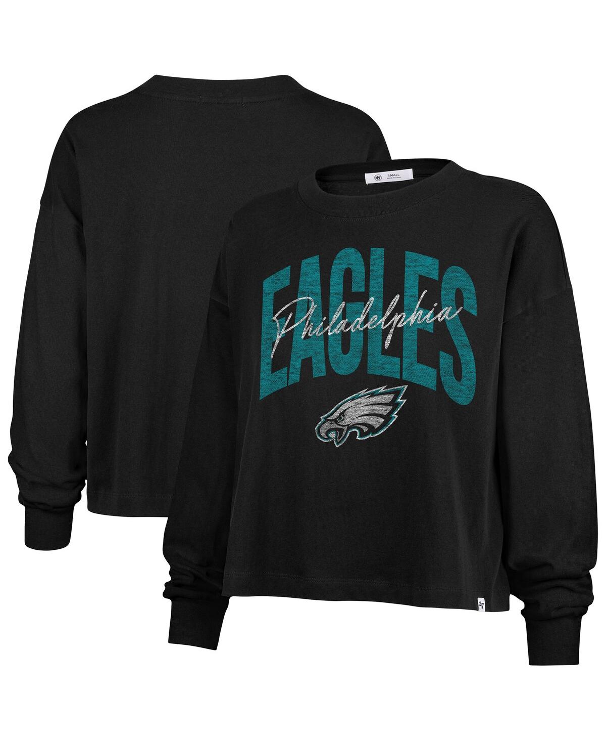 Click here for 47 Brand Womens Black Philadelphia Eagles Plus Siz... prices