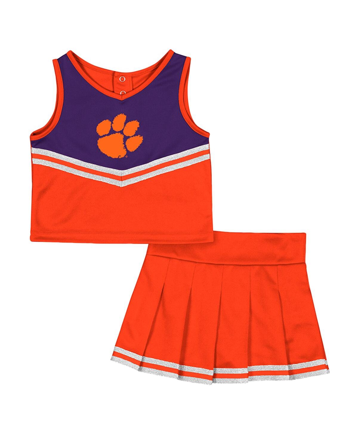 Click here for Colosseum Girls Toddler 2-Piece Orange Clemson Tig... prices
