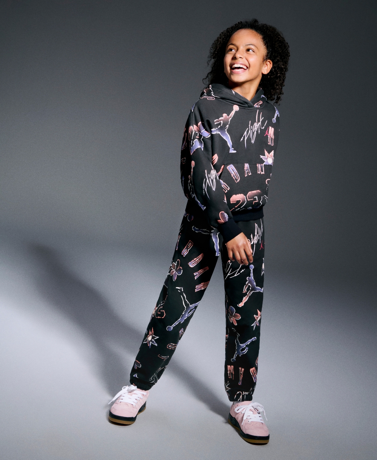 Click here for Jordan Big Girls 23 Throwback Graphic Logo Fleece... prices