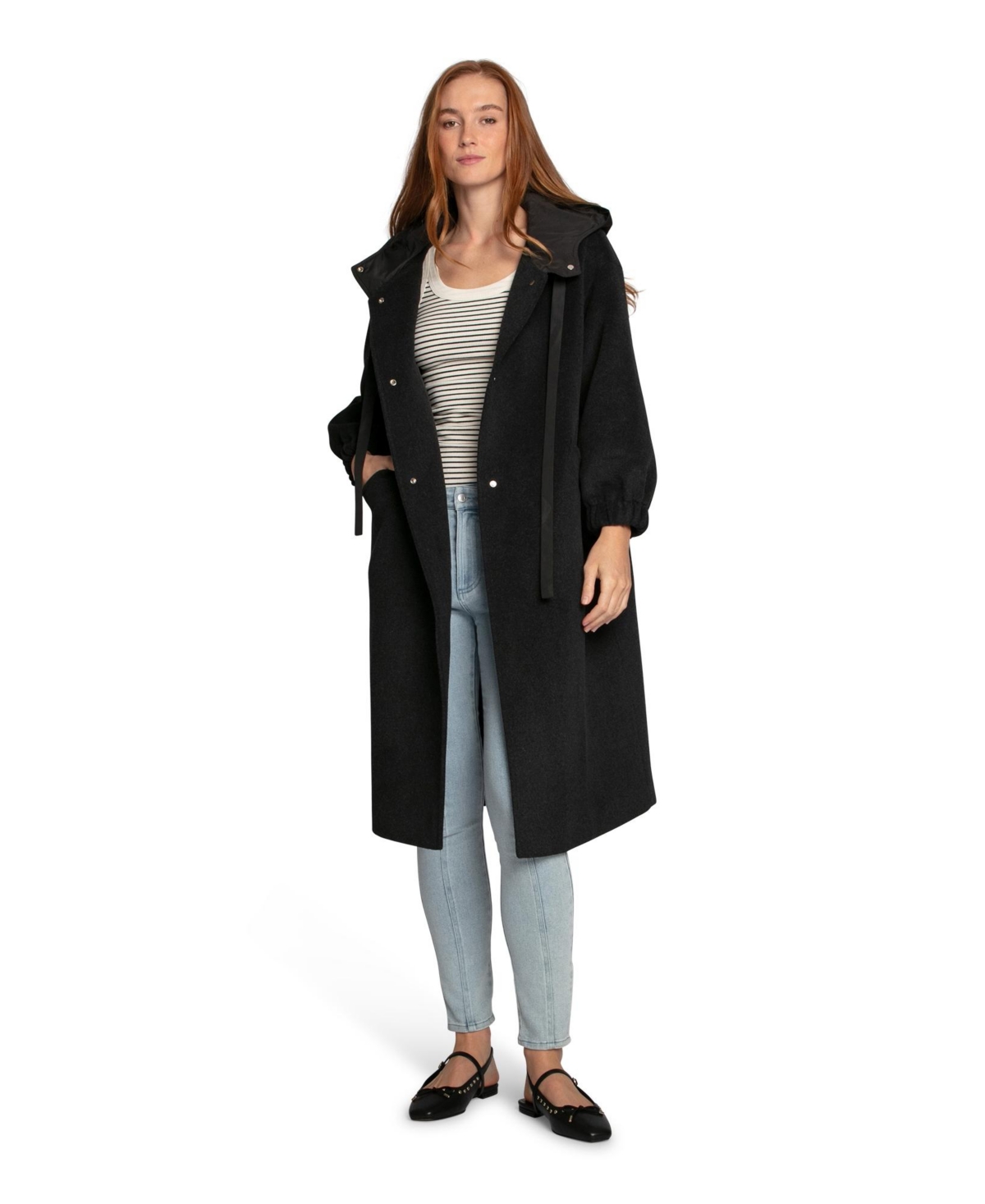Click here for Belle & Bloom Fantasy Land Wool Blend Hooded Coat... prices
