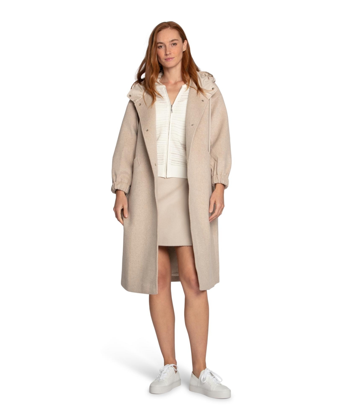 Click here for Belle & Bloom Fantasy Land Wool Blend Hooded Coat... prices