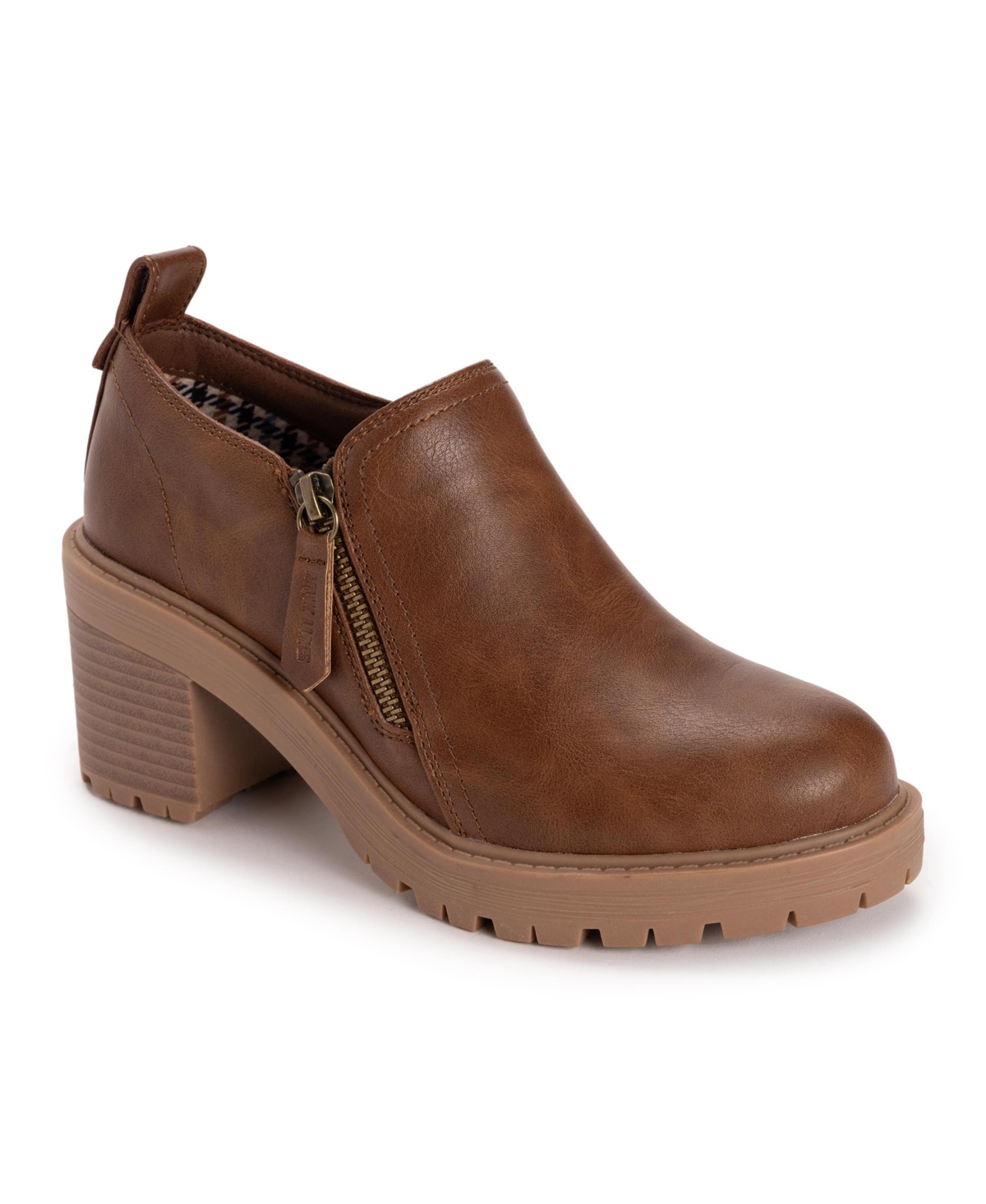 Click here for Muk Luks Womens Lainey Shootie - Dark tan prices
