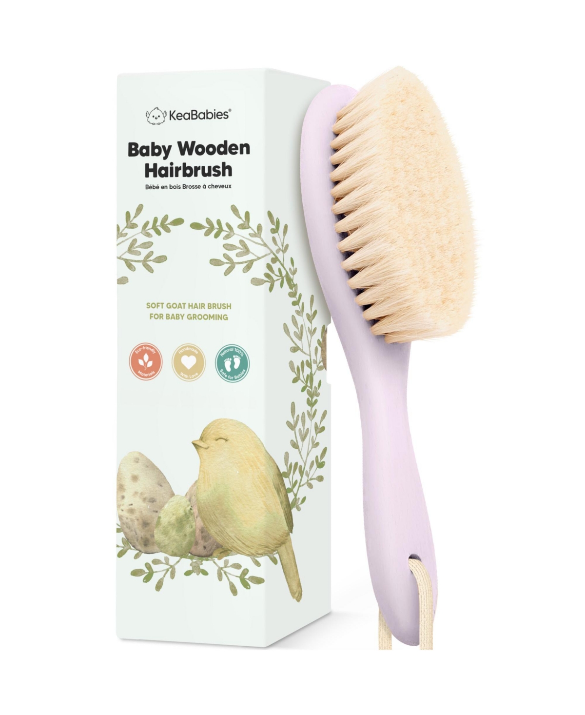 Click here for KeaBabies Baby Hair Brush  Oval Cradle Cap Brush... prices