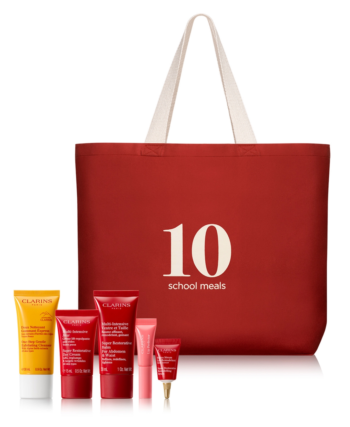 Click here for Free 6-Pc. self-care gift with a Clarins purchase... prices
