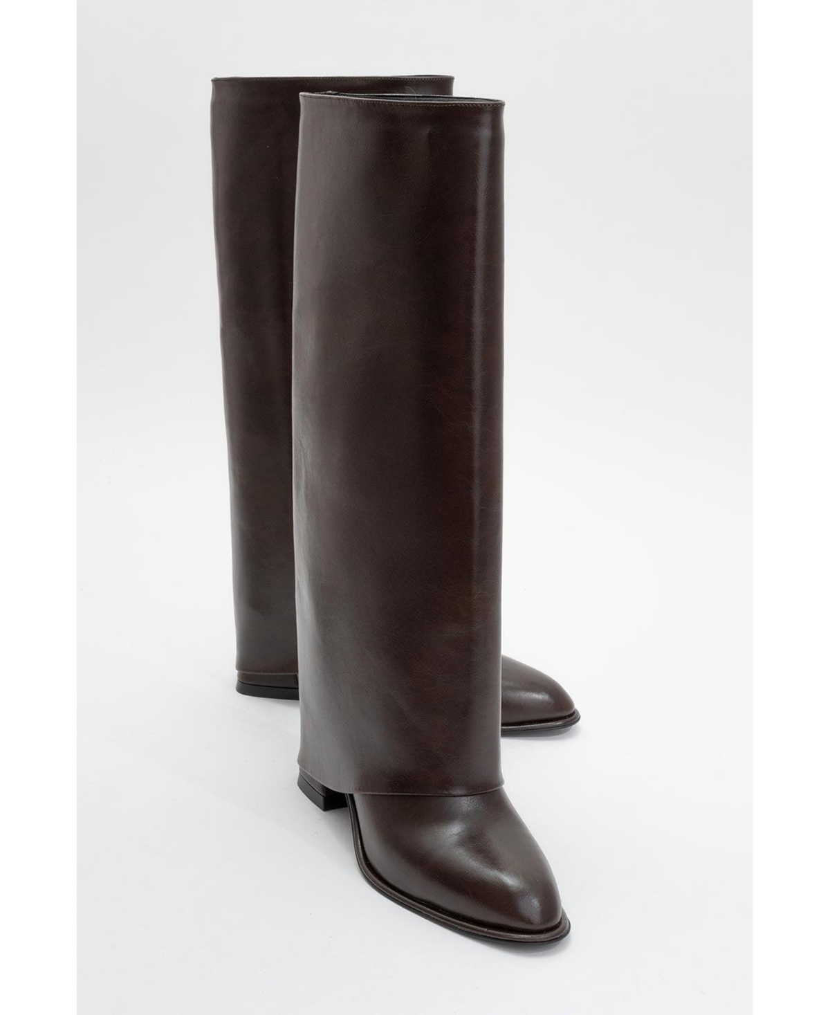 Click here for Prologue Shoes Maybe Chunky Heel Boot (Women) - Br... prices