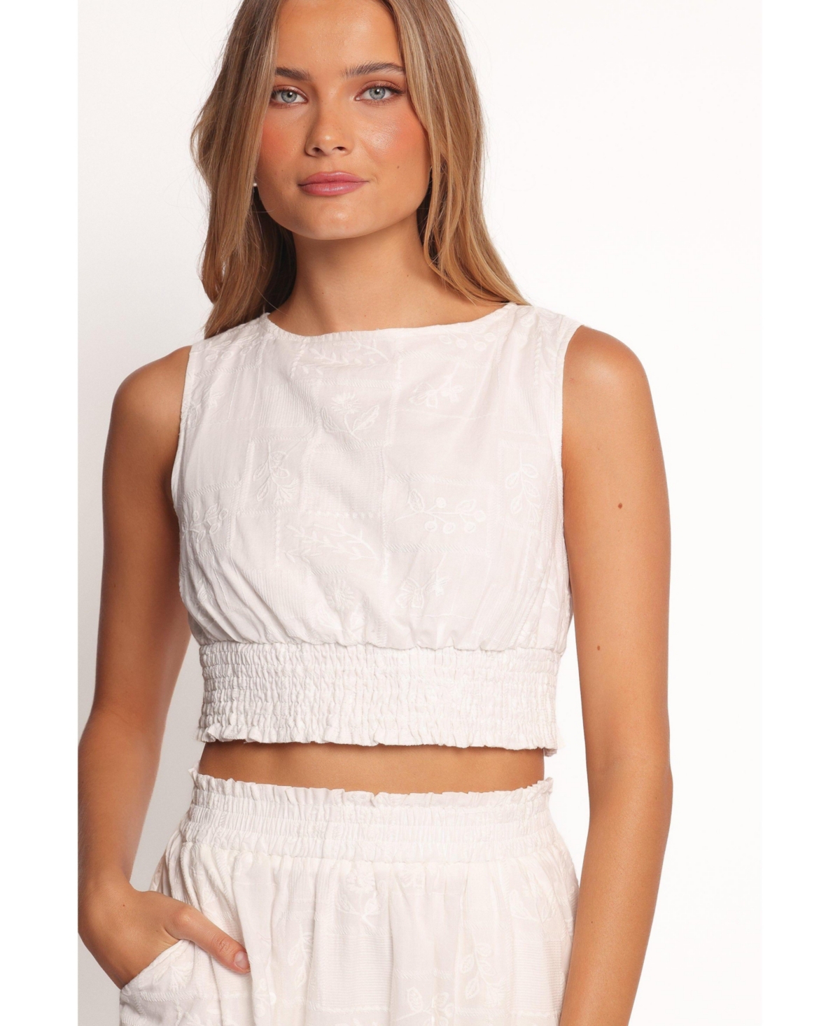 Click here for Petal and Pup Womens Kimora Top - White - White prices