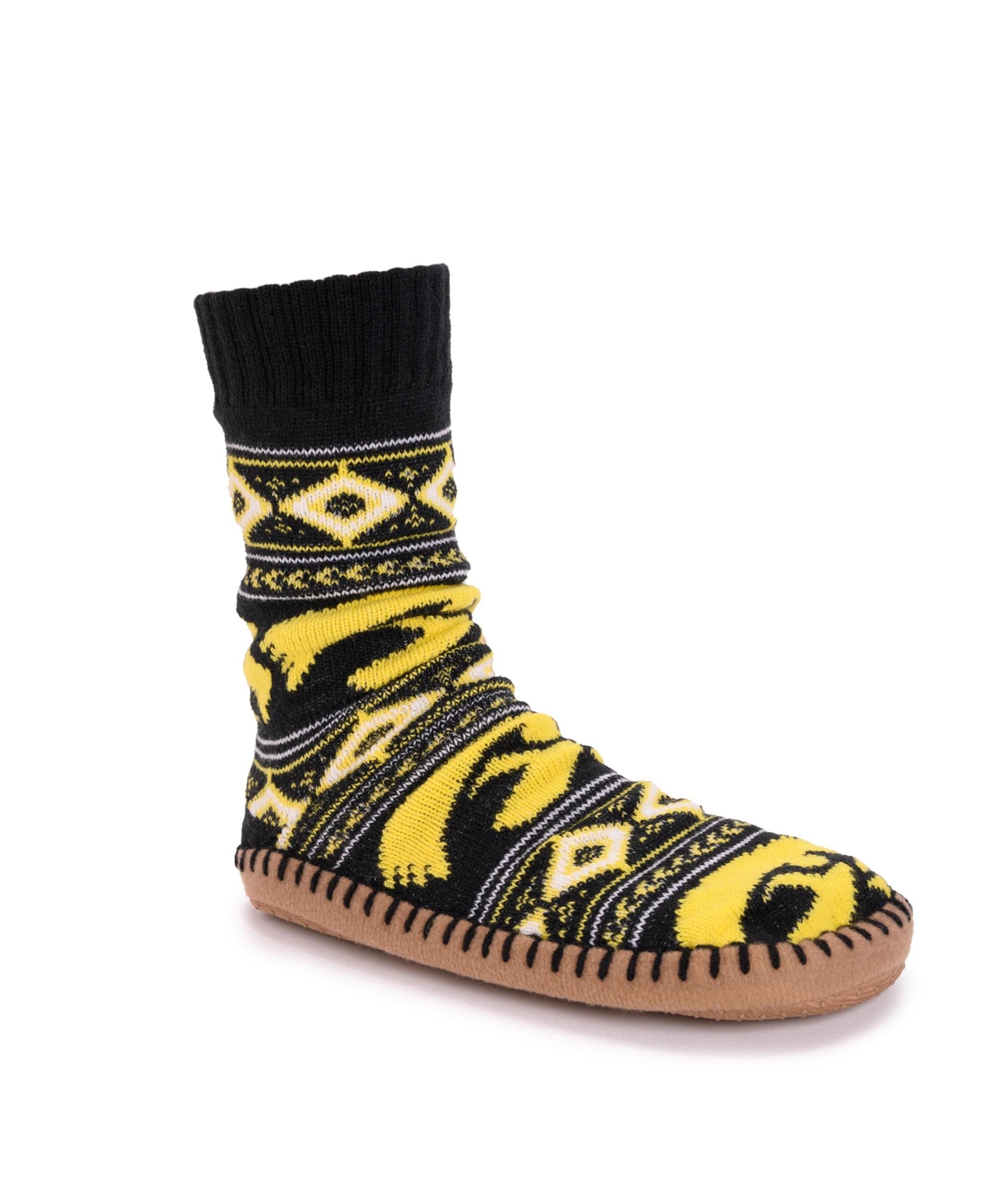 Click here for Muk Luks Mens Game Day by Unisex Slipper Socks - I... prices