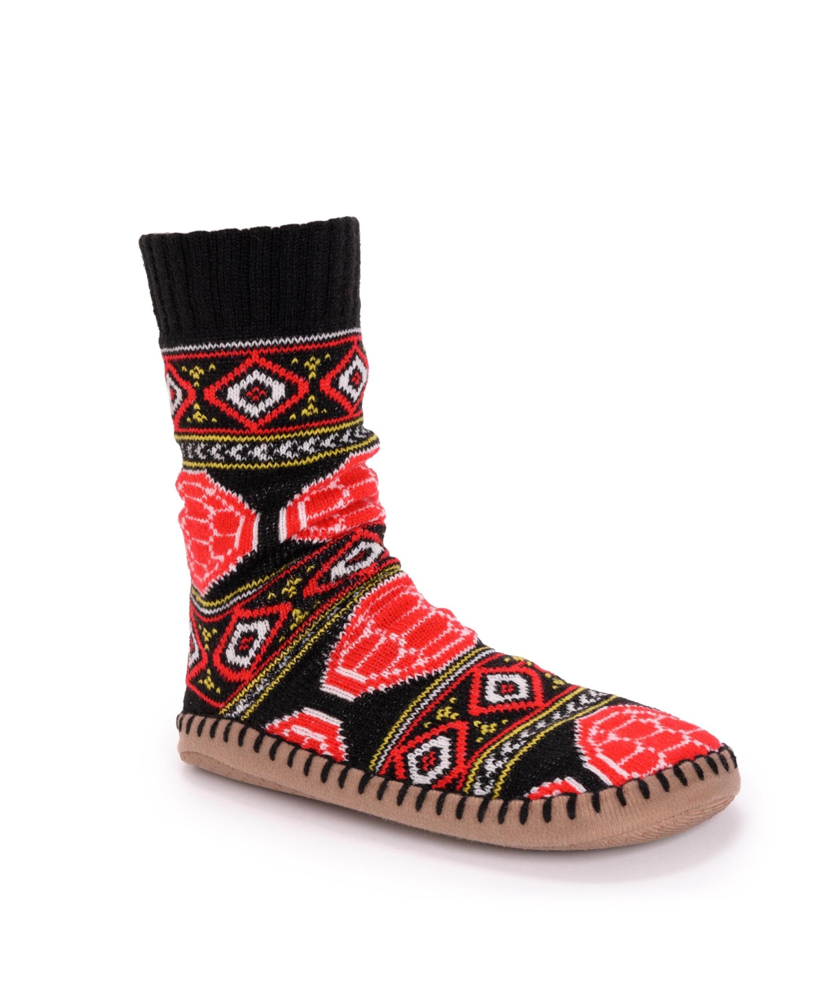 Click here for Muk Luks Mens Game Day by Unisex Slipper Socks - M... prices