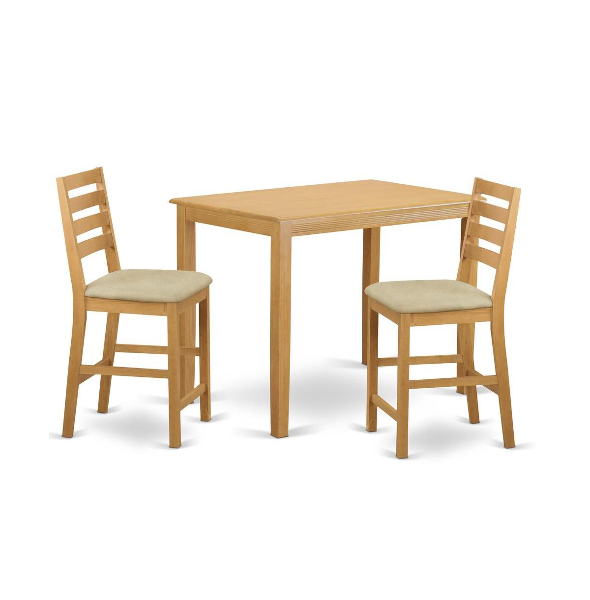 Click here for East West Furniture YACF3-oak-c 3 Pc counter heigh... prices