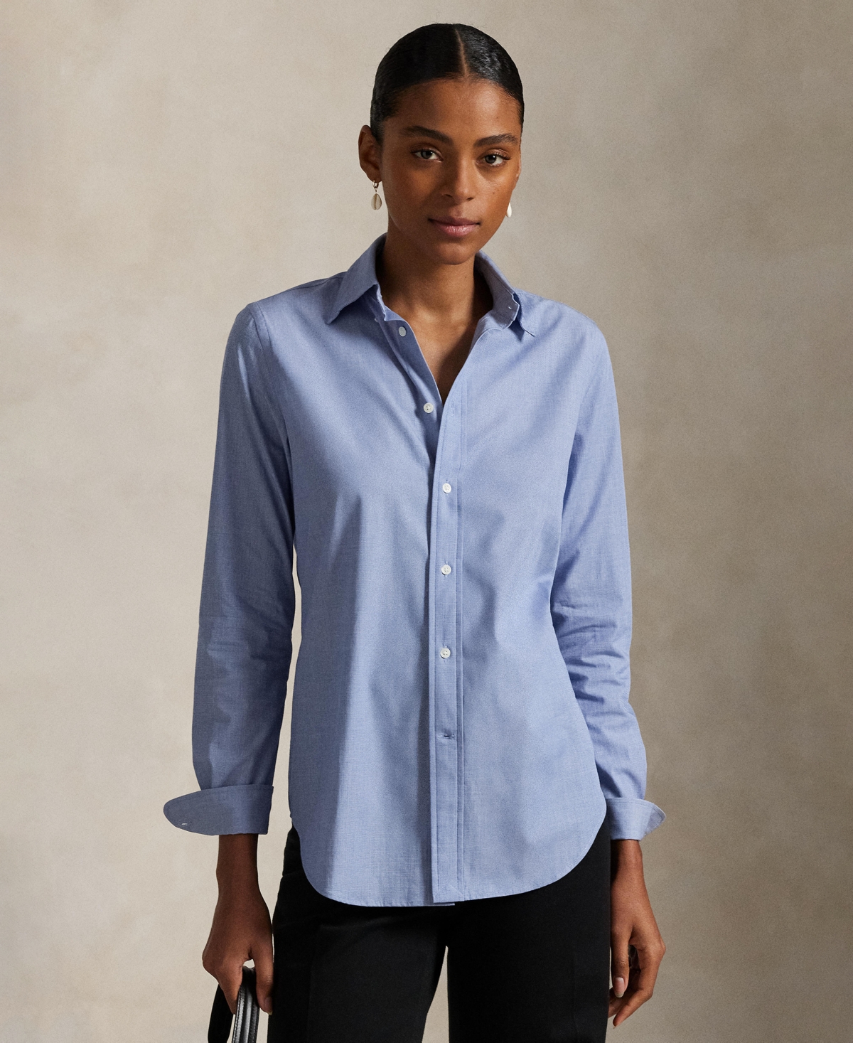 Click here for Polo Ralph Lauren Womens Stretch Slim Fit Cotton S... prices