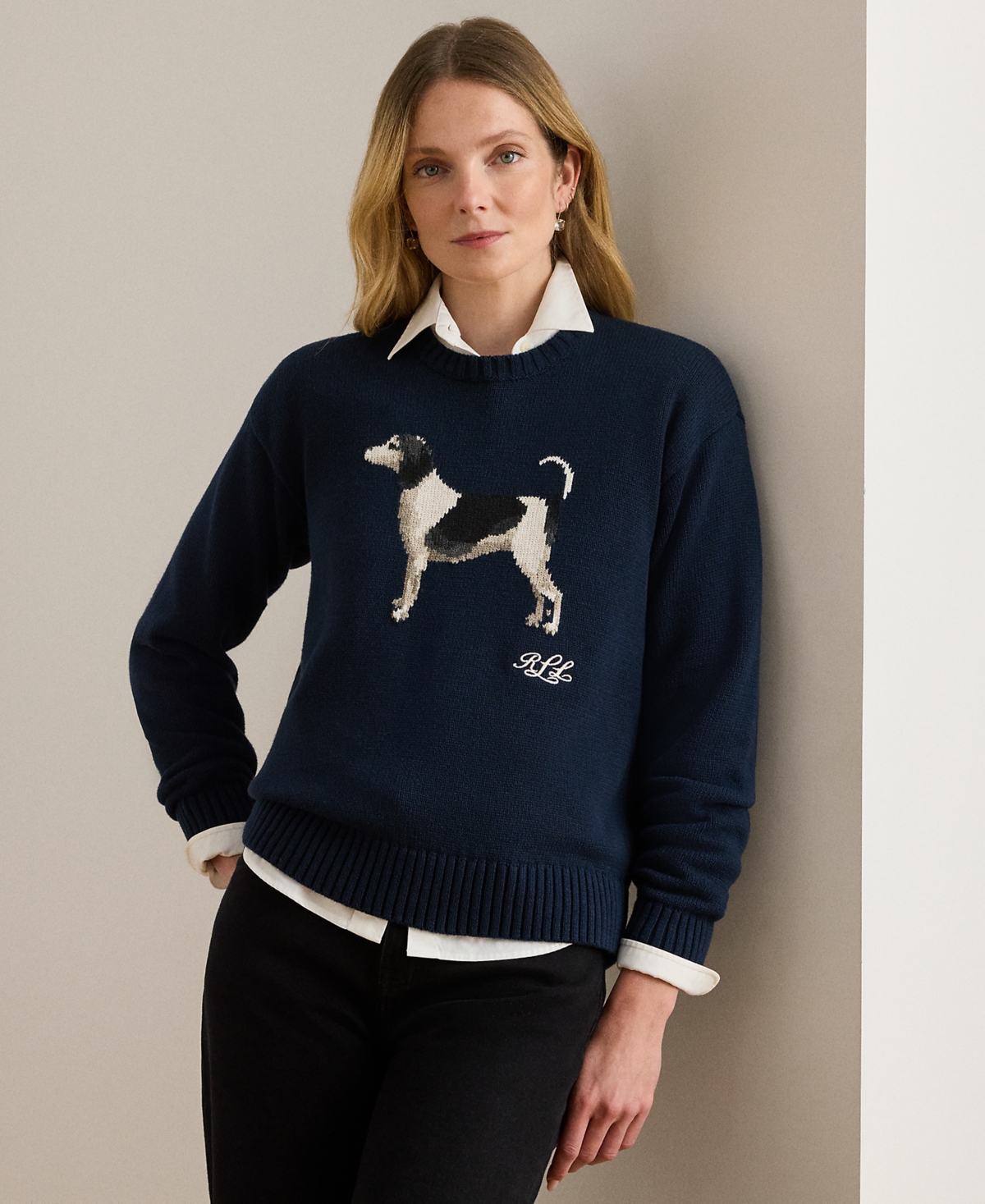 Click here for Lauren Ralph Lauren Petite Riednee-Lo Intarsia Kni... prices
