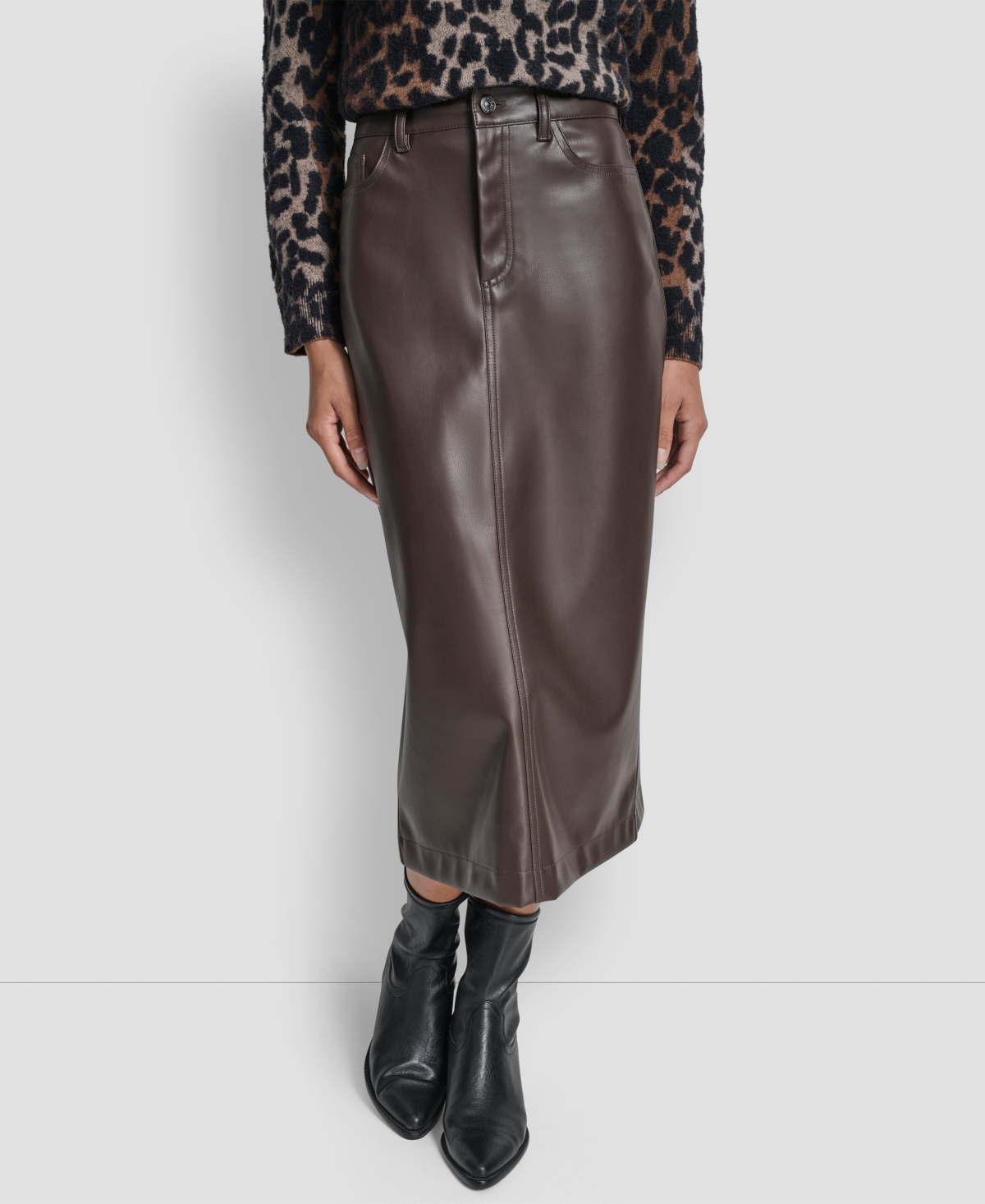 Click here for Dkny Jeans Womens Column A-line Midi Skirt - Espre... prices