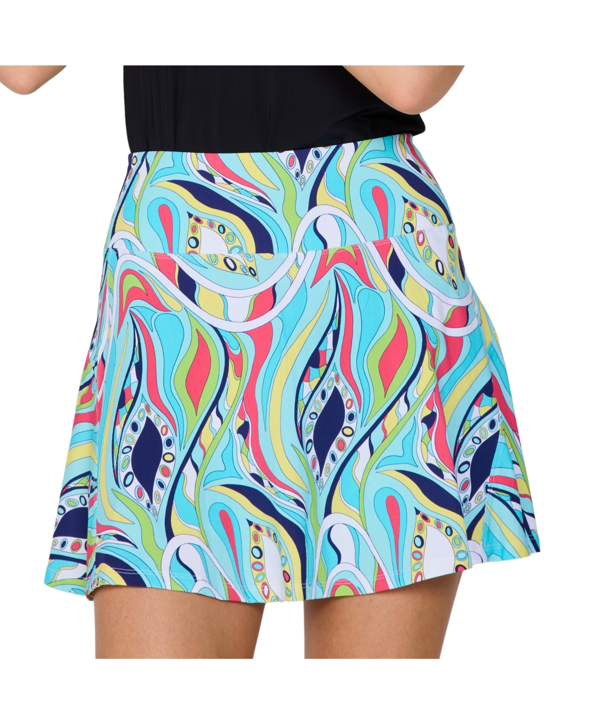 Click here for G Lifestyle Back Yoke Ruffle Skort - Turq Mirage prices