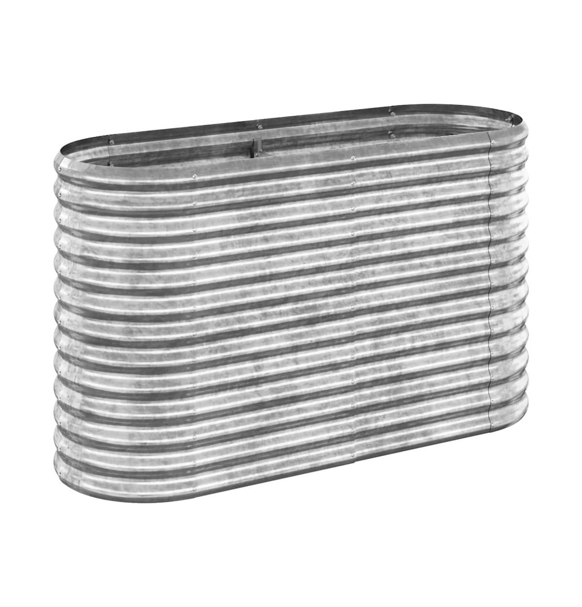 Click here for Garden Raised Bed Silver Powder-coated steel Large... prices