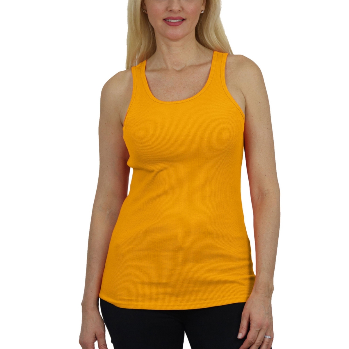 Click here for Galaxy By Harvic Womens Loose Fit Ribbed Tank Top... prices