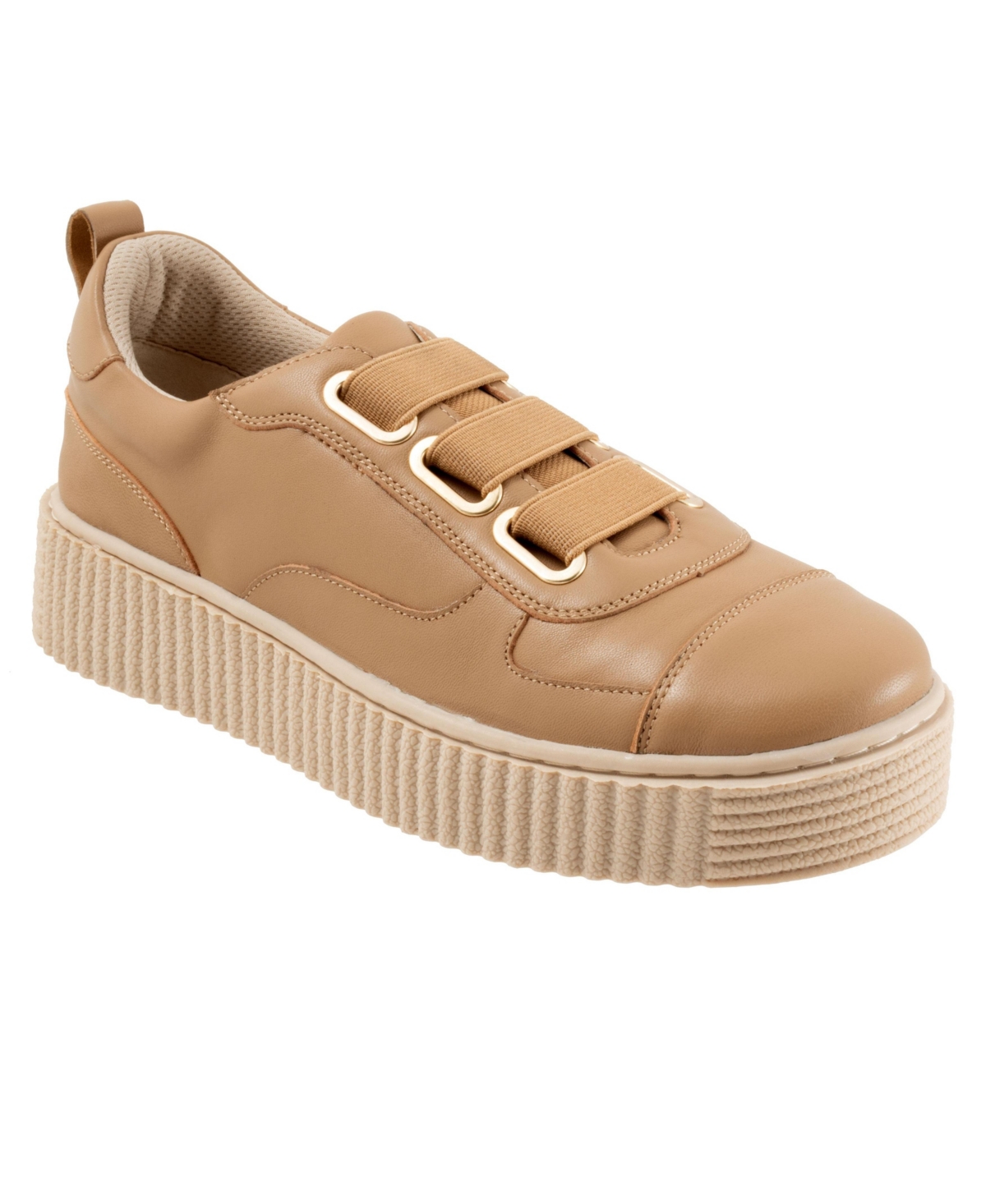 Click here for Trotters Bliss Sneaker - Beige prices