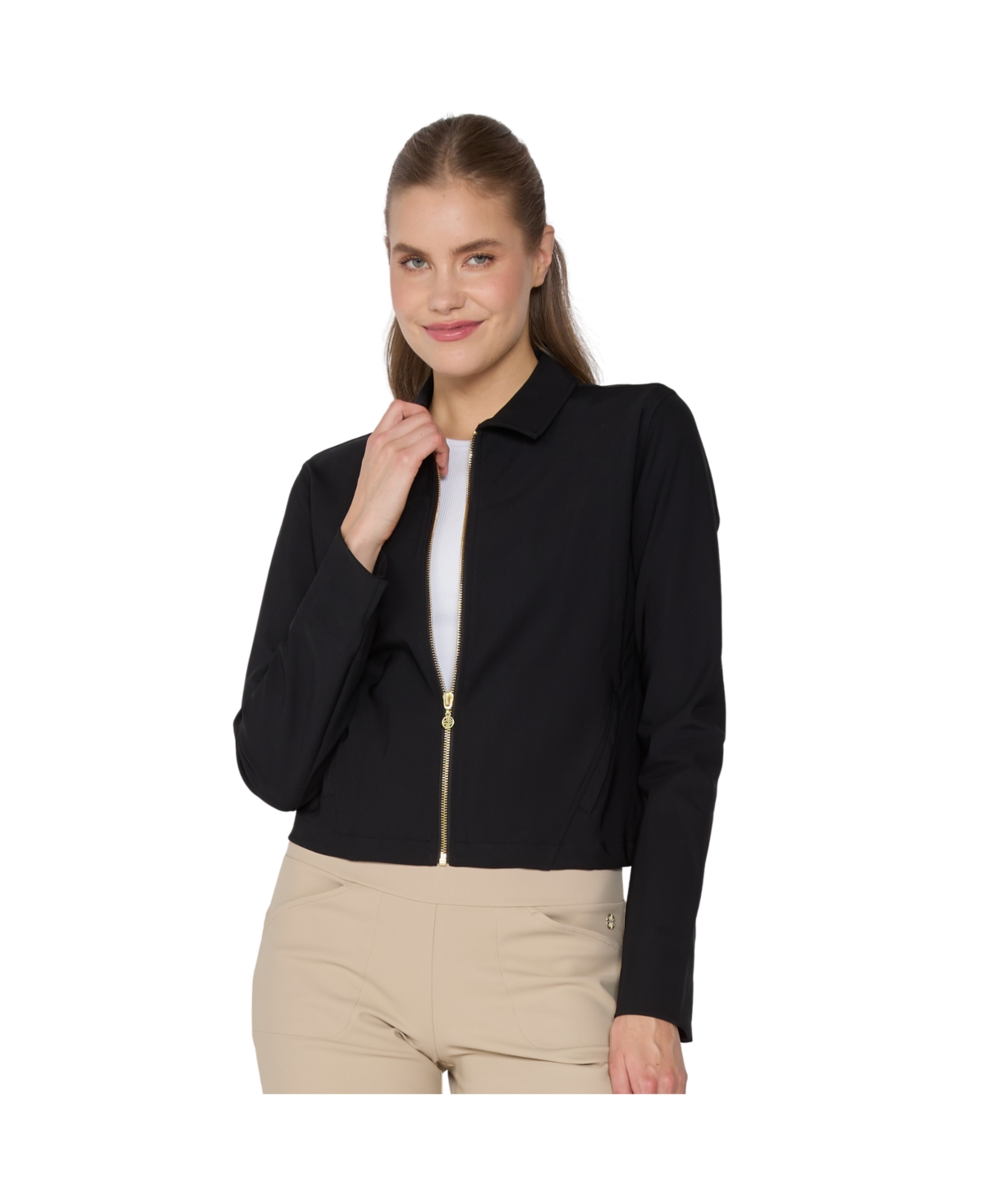 Click here for G Lifestyle Clothing Womens Full Zip Jacket - Blac... prices