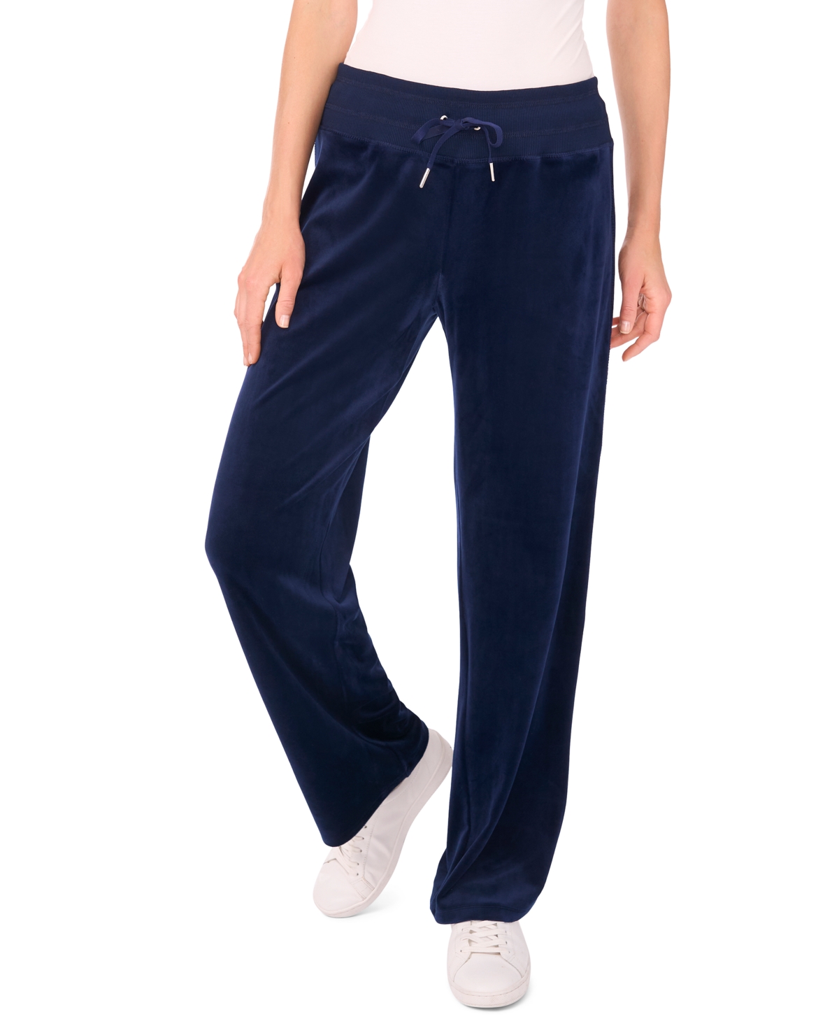 Click here for Vince Camuto Womens Velour Drawstring-Waist Straig... prices