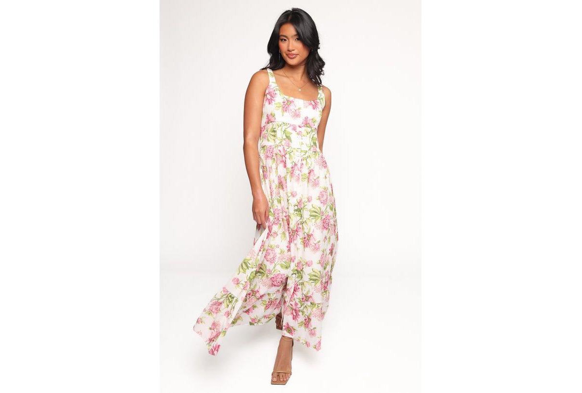 Click here for Petal and Pup Womens Tullia Maxi Dress - Pink flor... prices