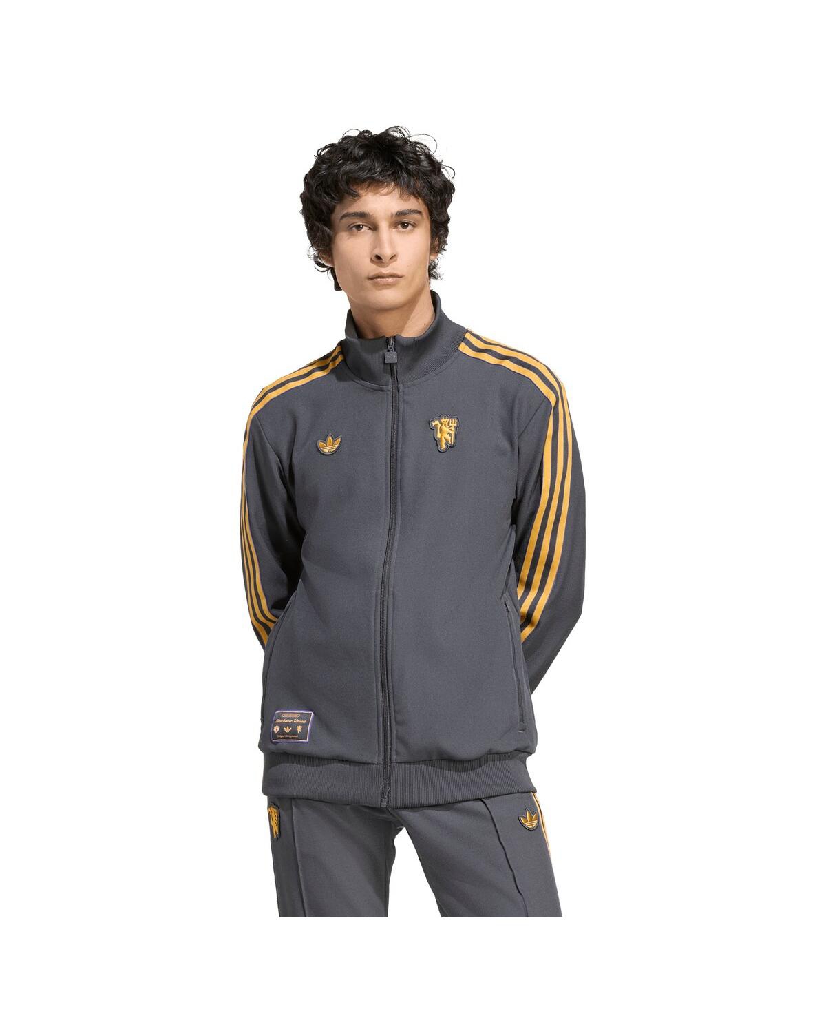 Click here for Adidas Mens Gray Manchester United Terrace Icons F... prices