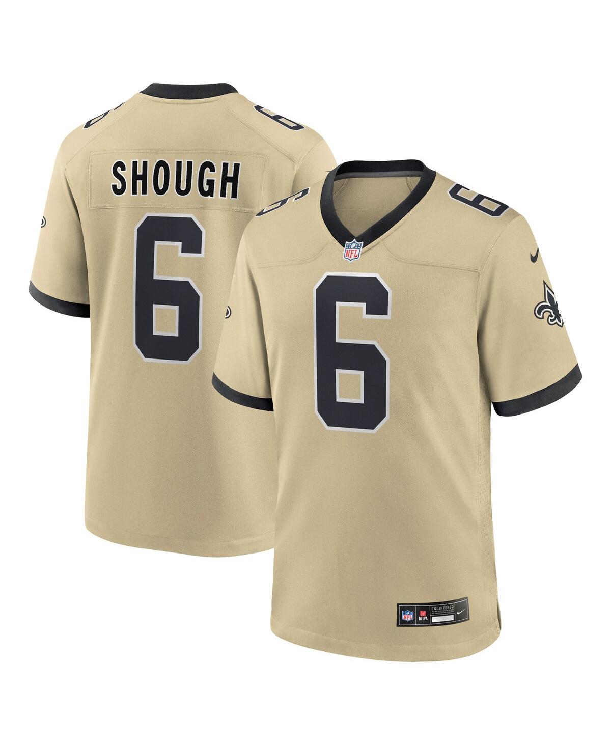 Click here for Nike Mens Tyler Shough Gold New Orleans Saints Alt... prices