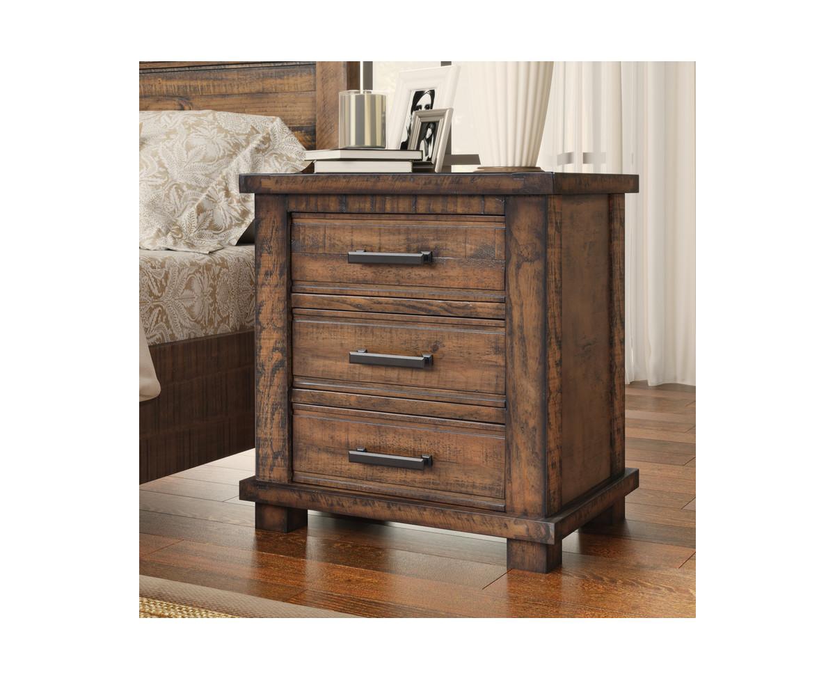 Click here for Casainc Rustic Small Cabinet with Three Drawer Rec... prices