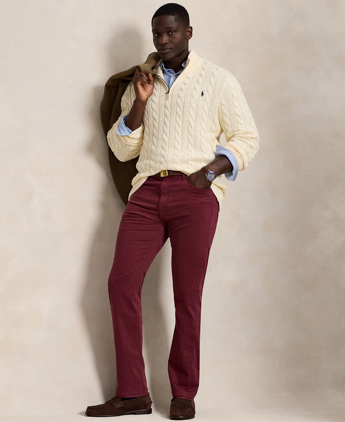 Click here for Polo Ralph Lauren Mens Big & Tall Varick Slim Stra... prices