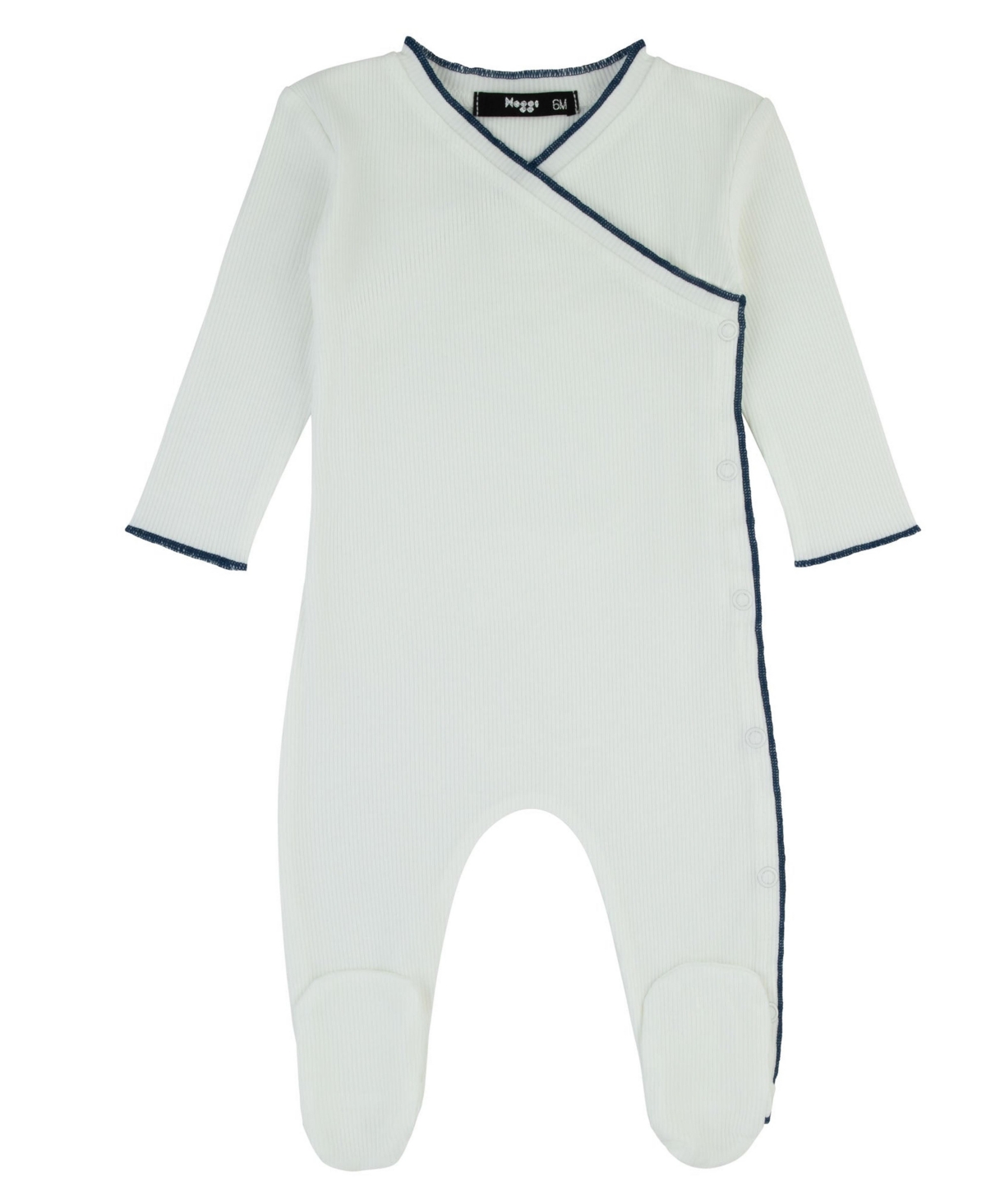 Click here for NoggiWear Unisex Baby Bamboo Ribbed Kimono Footie... prices