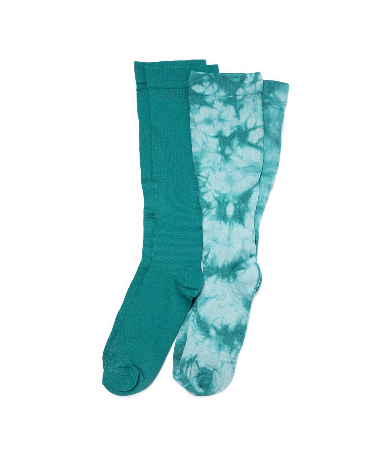 Click here for Muk Luks Womens 2 Pair Pack Compression Socks - Te... prices