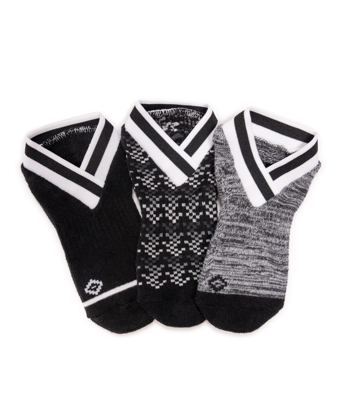 Click here for Muk Luks Womens Studio Socks - 3 Pair Pack - Ebony... prices