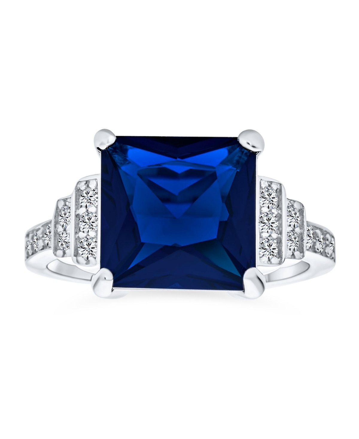 Click here for Bling Jewelry Sterling Silver Art Deco Style 5CTW... prices