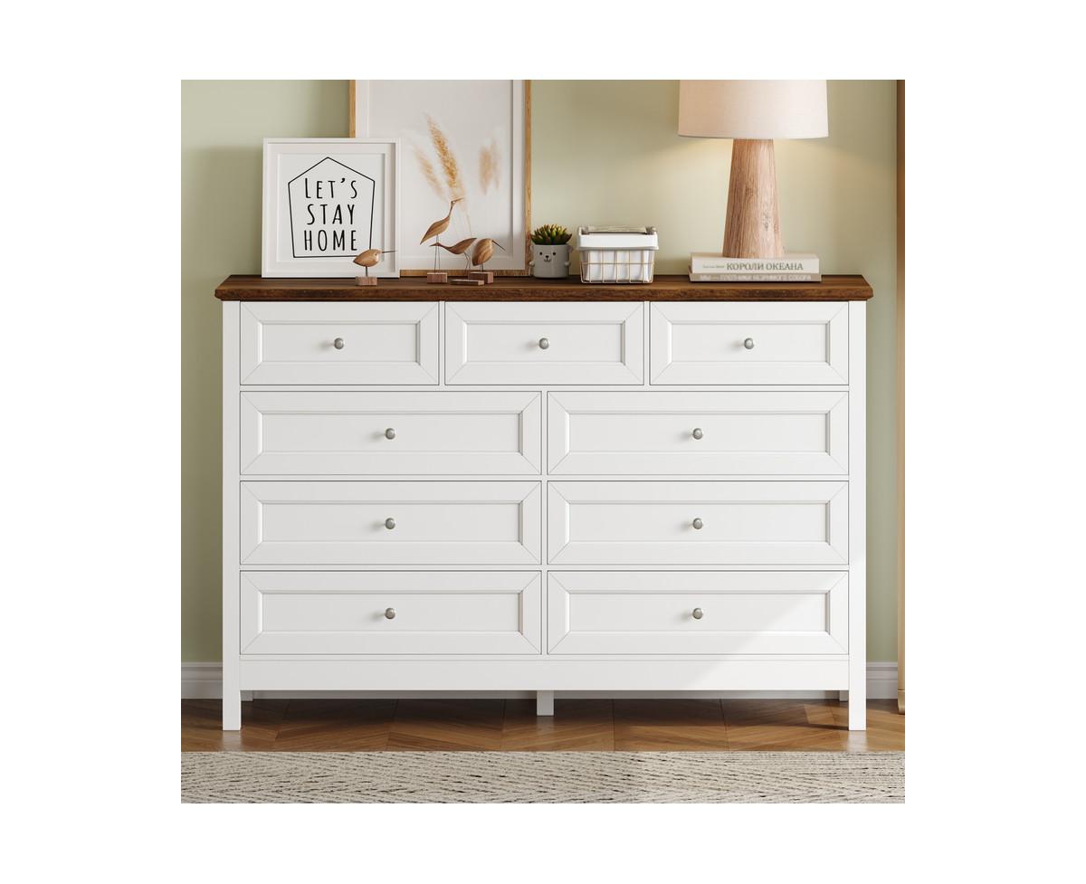 Click here for Casainc Wood Storage Cabinet with 9 Drawers and Si... prices