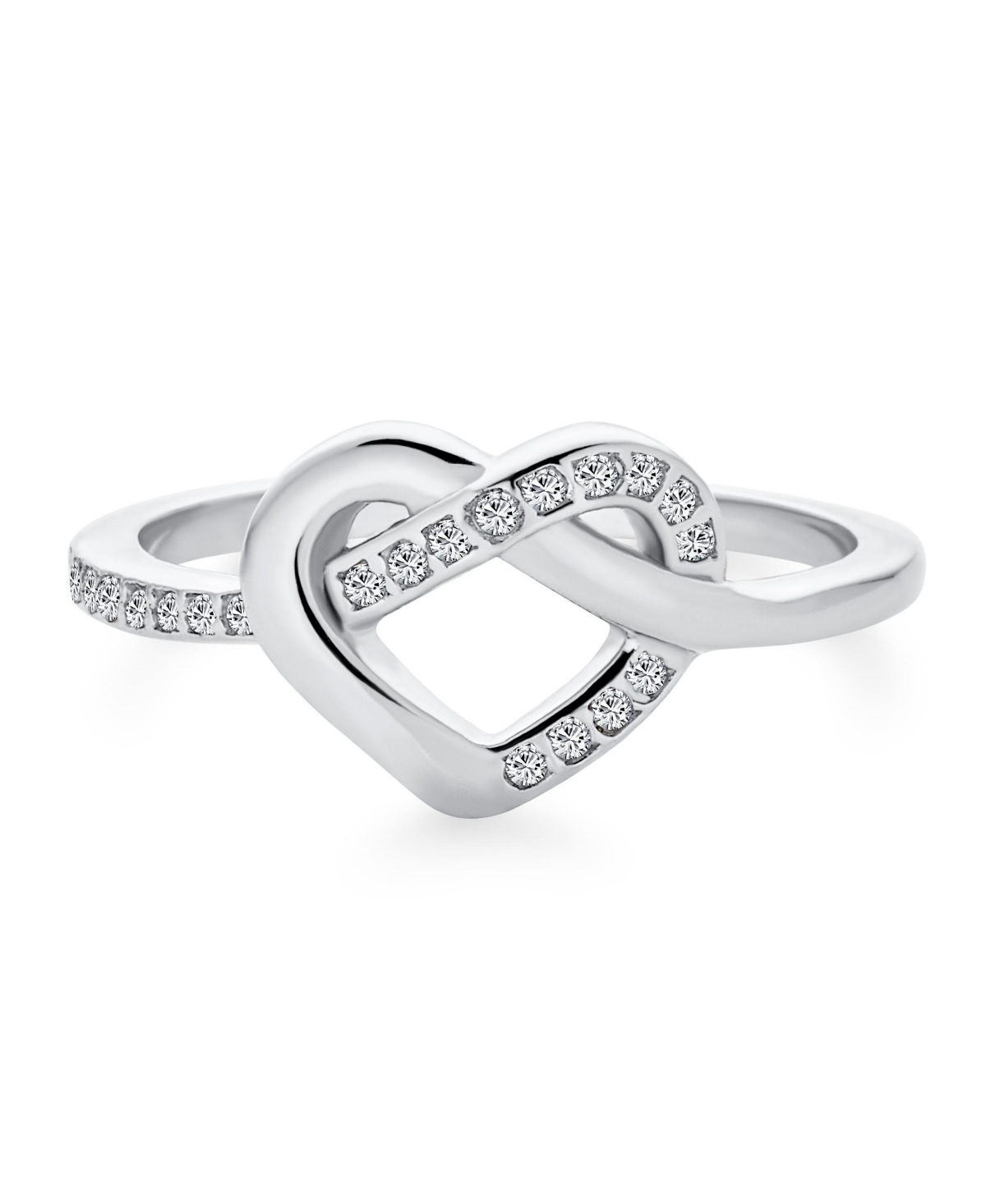 Click here for Bling Jewelry Romantic Friendship Cz Infinity Band... prices