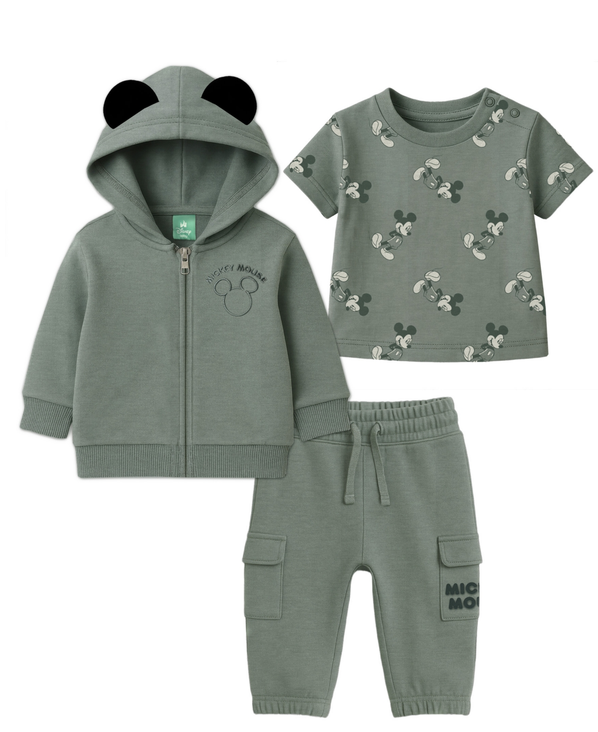 Click here for Disney Baby Boys 3-Piece Mickey Mouse Hooded Jacke... prices