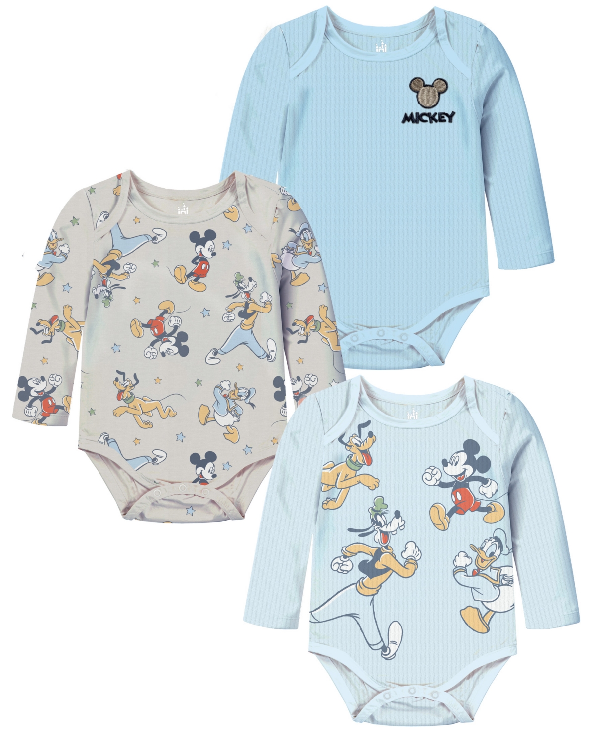 Click here for Disney Baby Boys 3-Pack Mickey Mouse Printed Long... prices