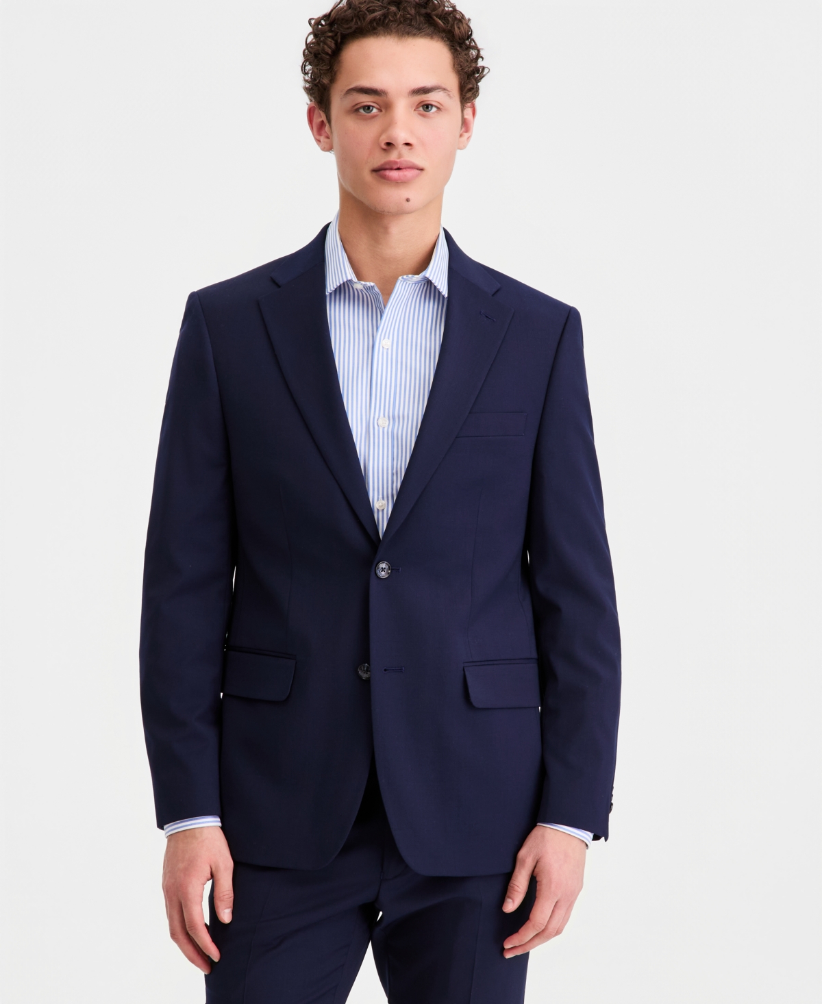 Click here for Tommy Hilfiger Mens Modern-Fit Wool Th-Flex Stretc... prices