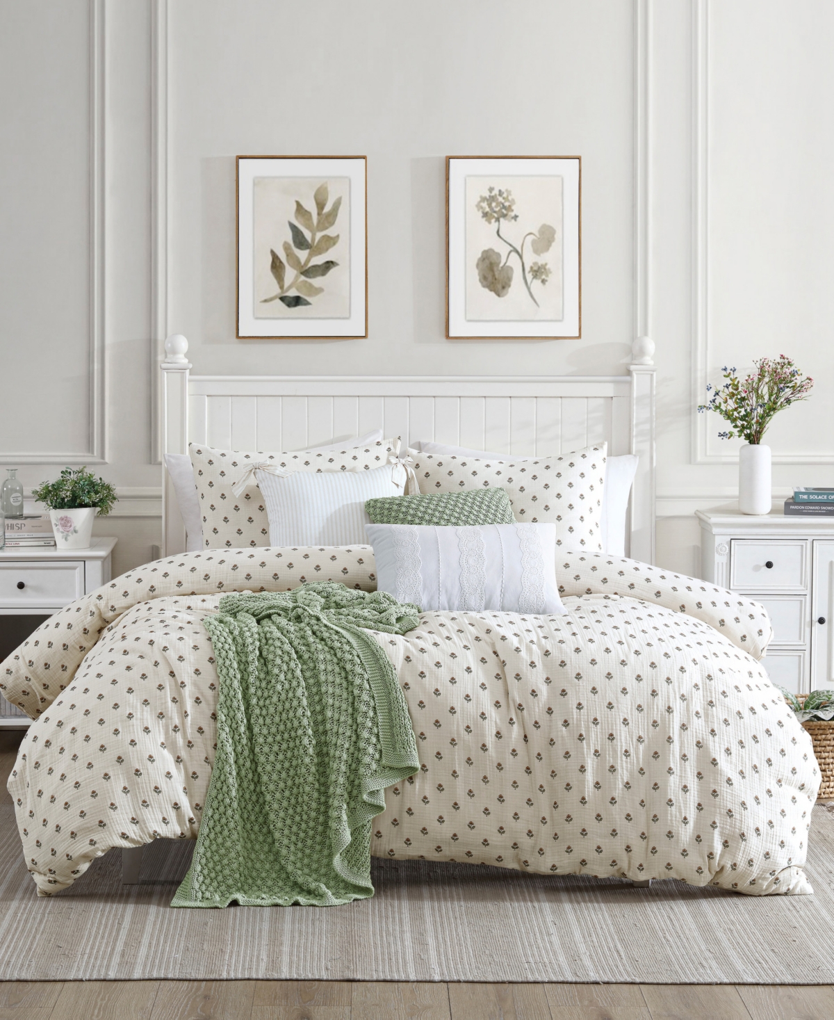 Click here for Peri Home Block Print Gauze Cotton 3-Pc. Duvet Cov... prices