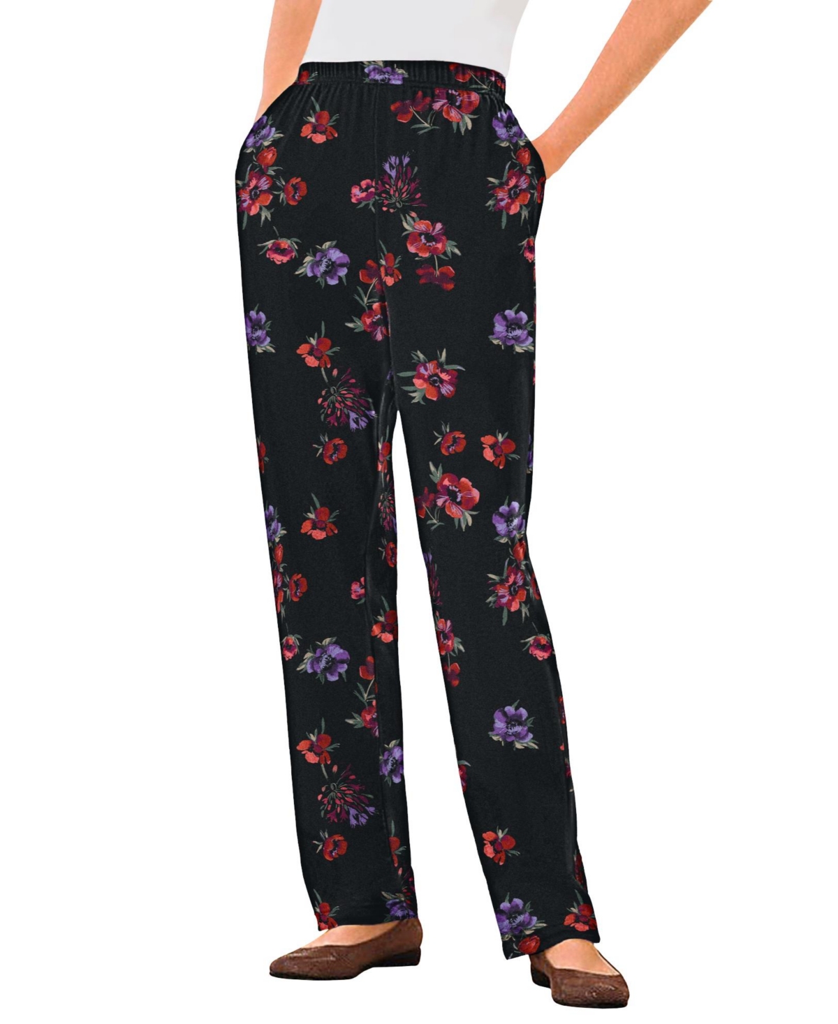 Click here for Woman Within Womens Within Tall 7-Day Knit Straigh... prices