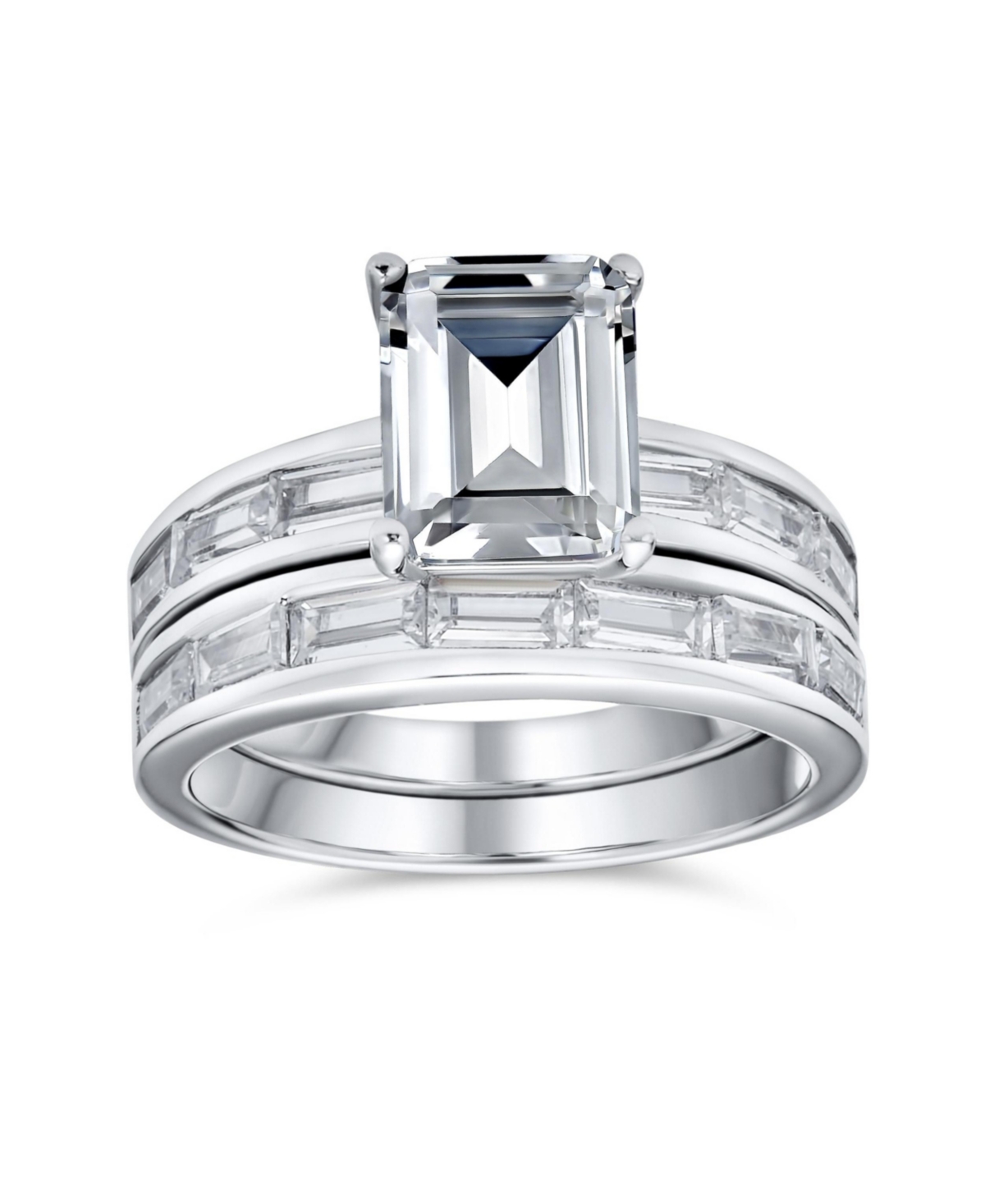 Click here for Bling Jewelry Art Deco Style 2CT Cz Emerald Cut &... prices