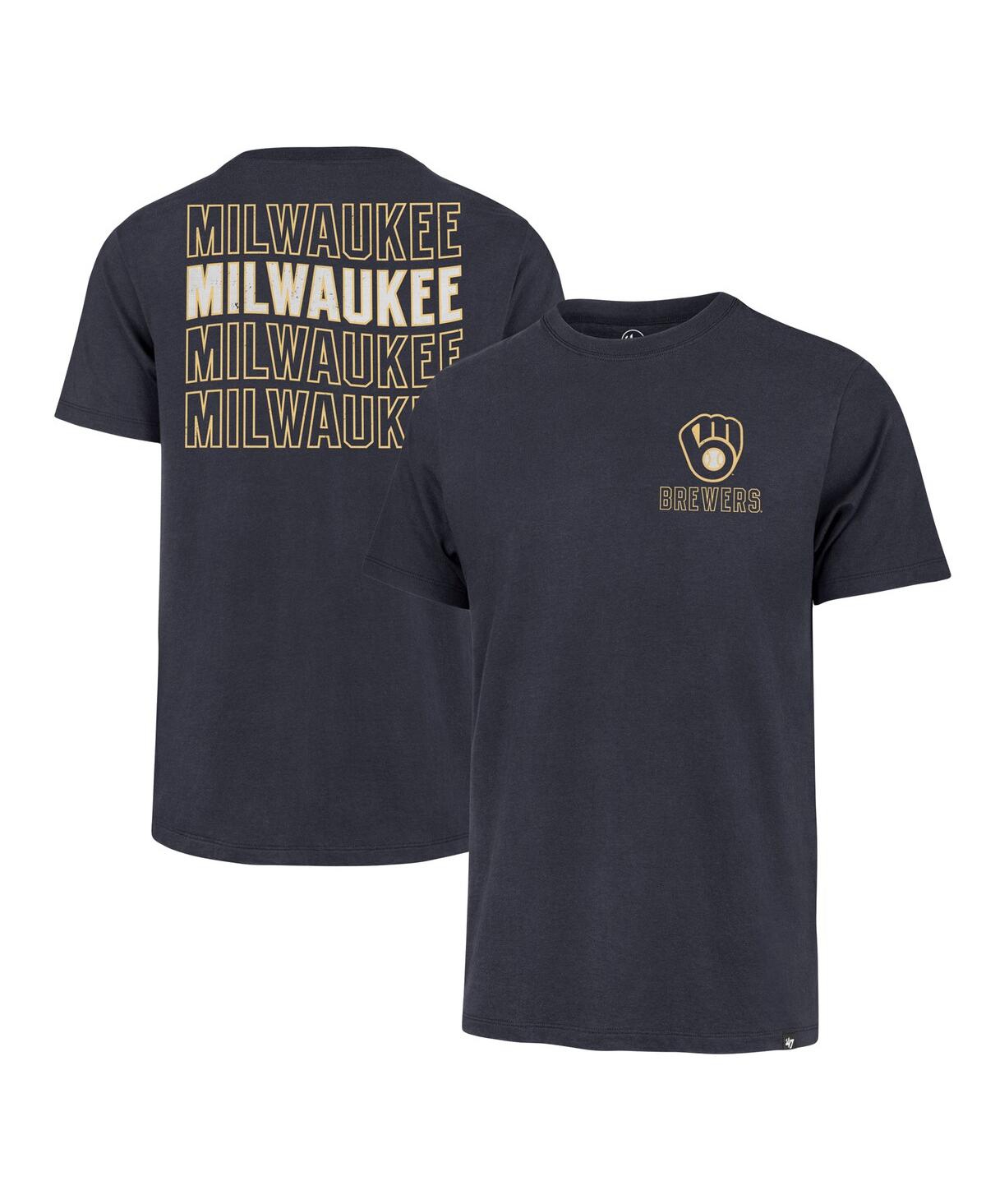 Click here for 47 Brand Mens Navy Milwaukee Brewers Hang Back Fra... prices