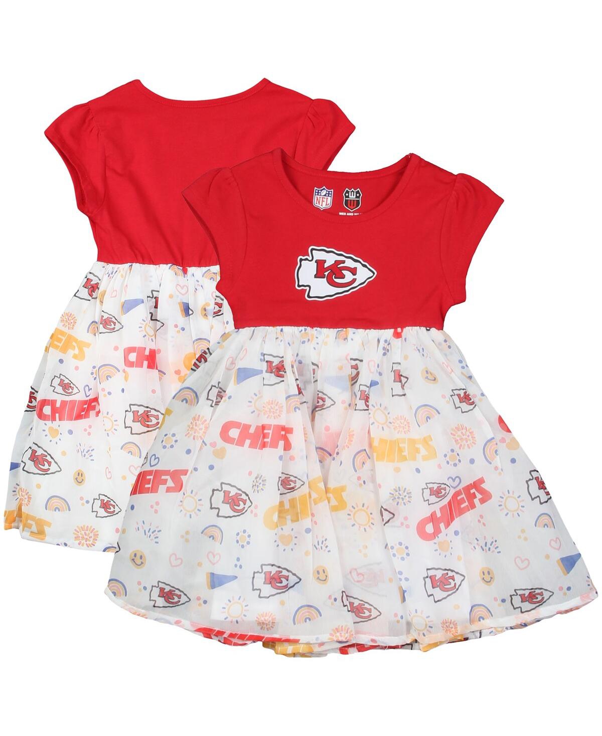 Click here for Wes & Willy Girls Toddler Red Kansas City Chiefs P... prices