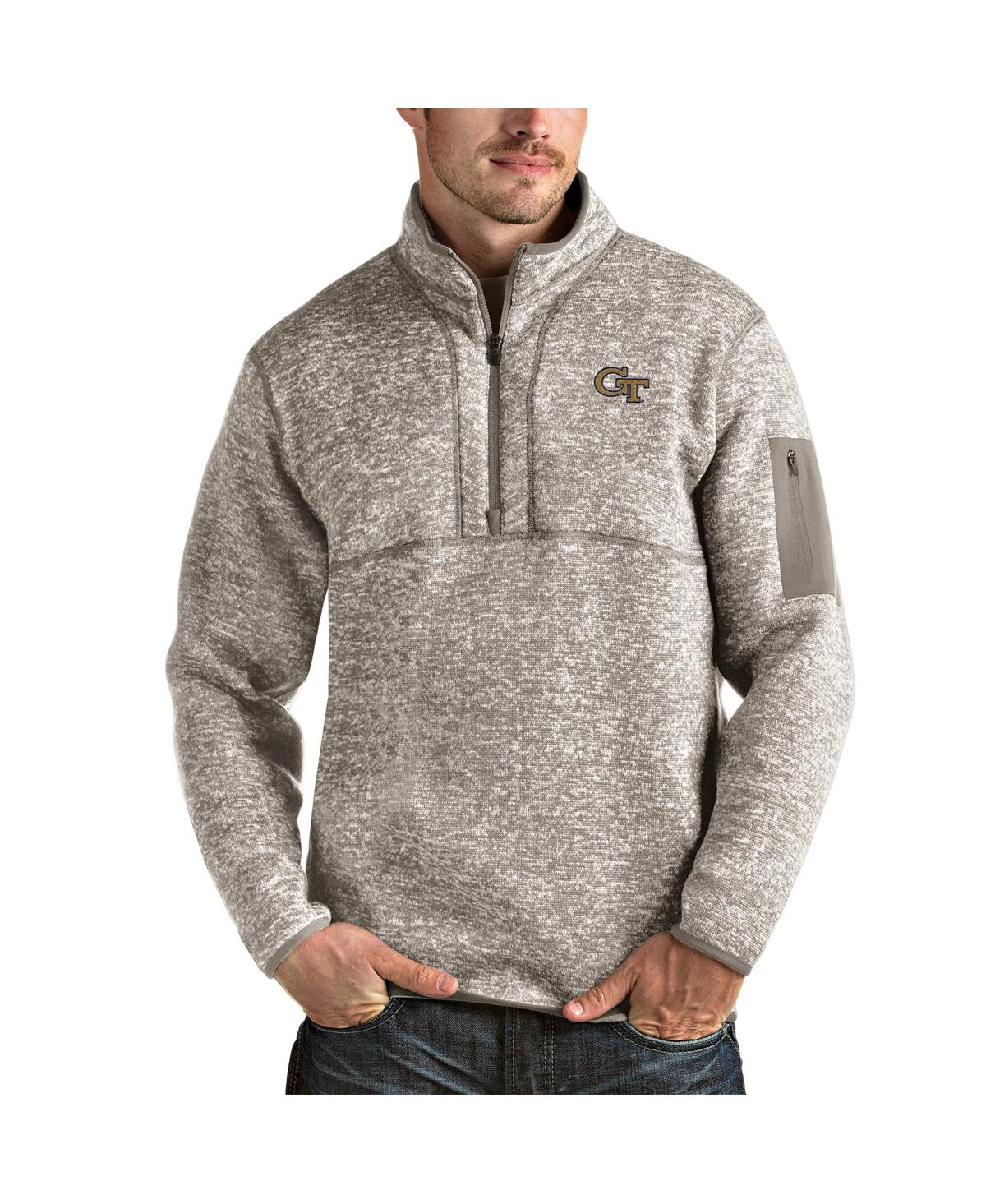Click here for Antigua Mens Oatmeal Georgia Tech Yellow Jackets F... prices